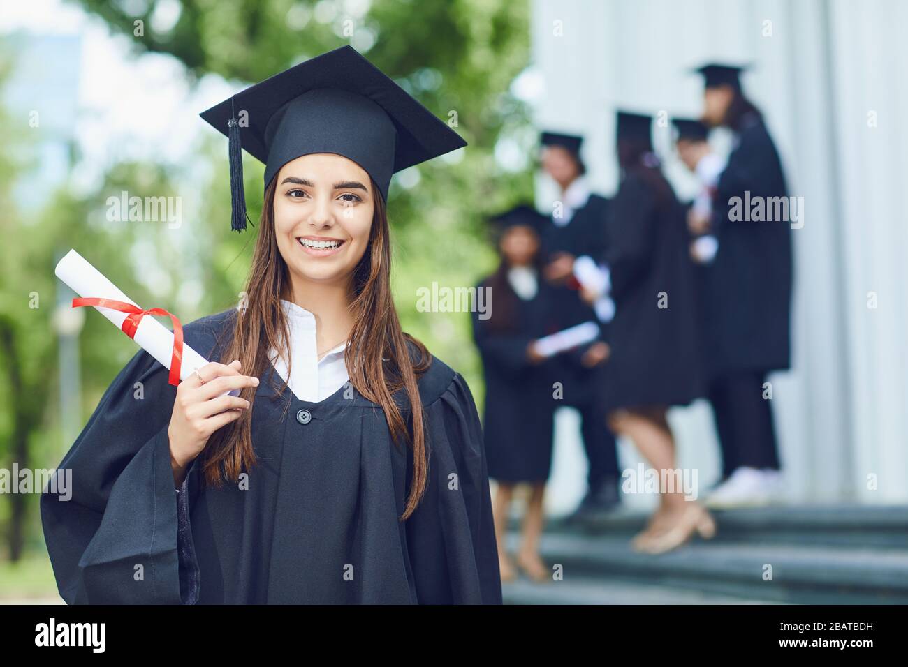 Female University Graduates High Resolution Stock Photography and ...