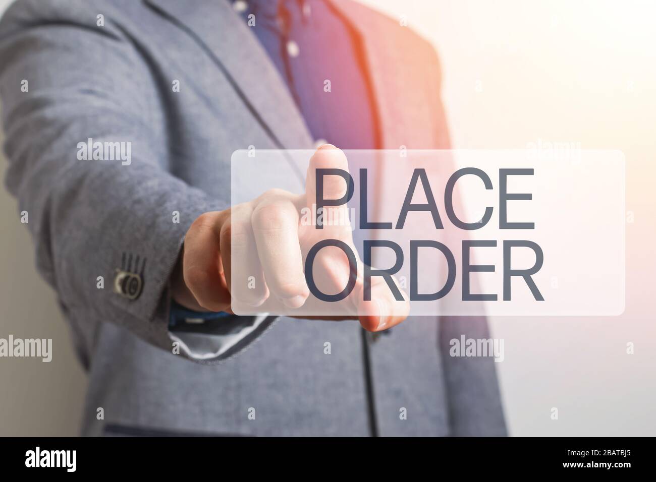 Finger pushing screen hi-res stock photography and images - Alamy