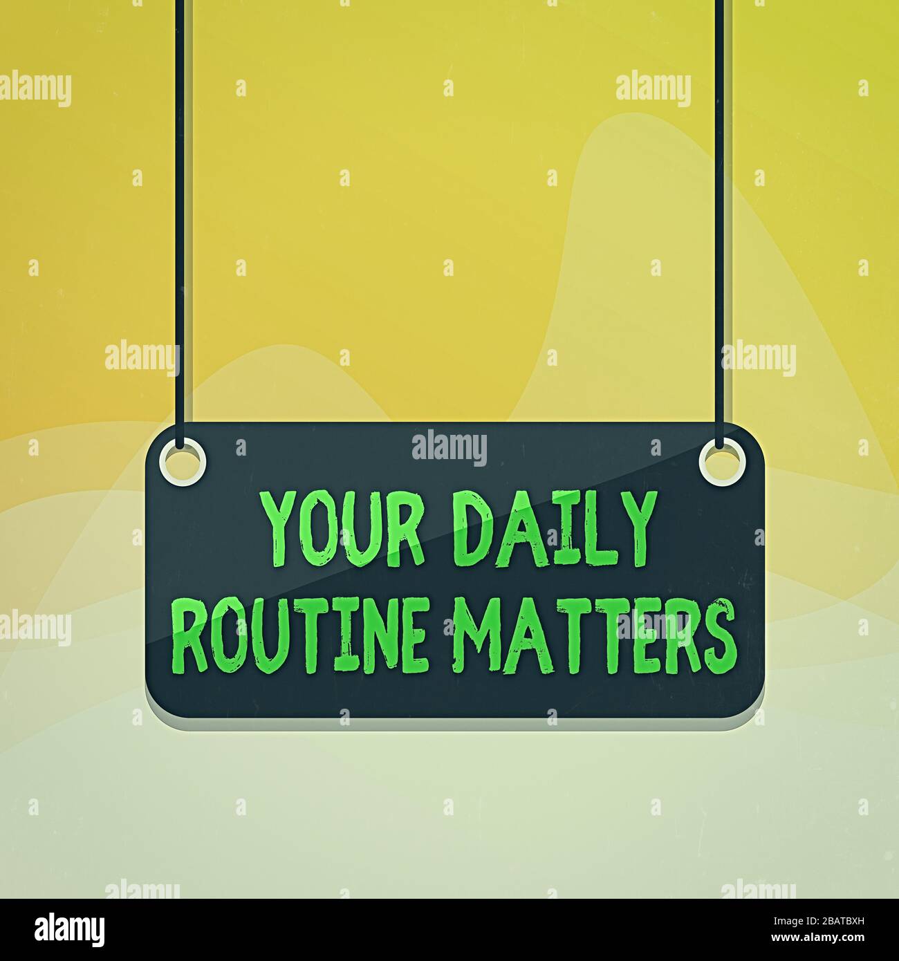 Writing note showing Your Daily Routine Matters. Business concept for ...