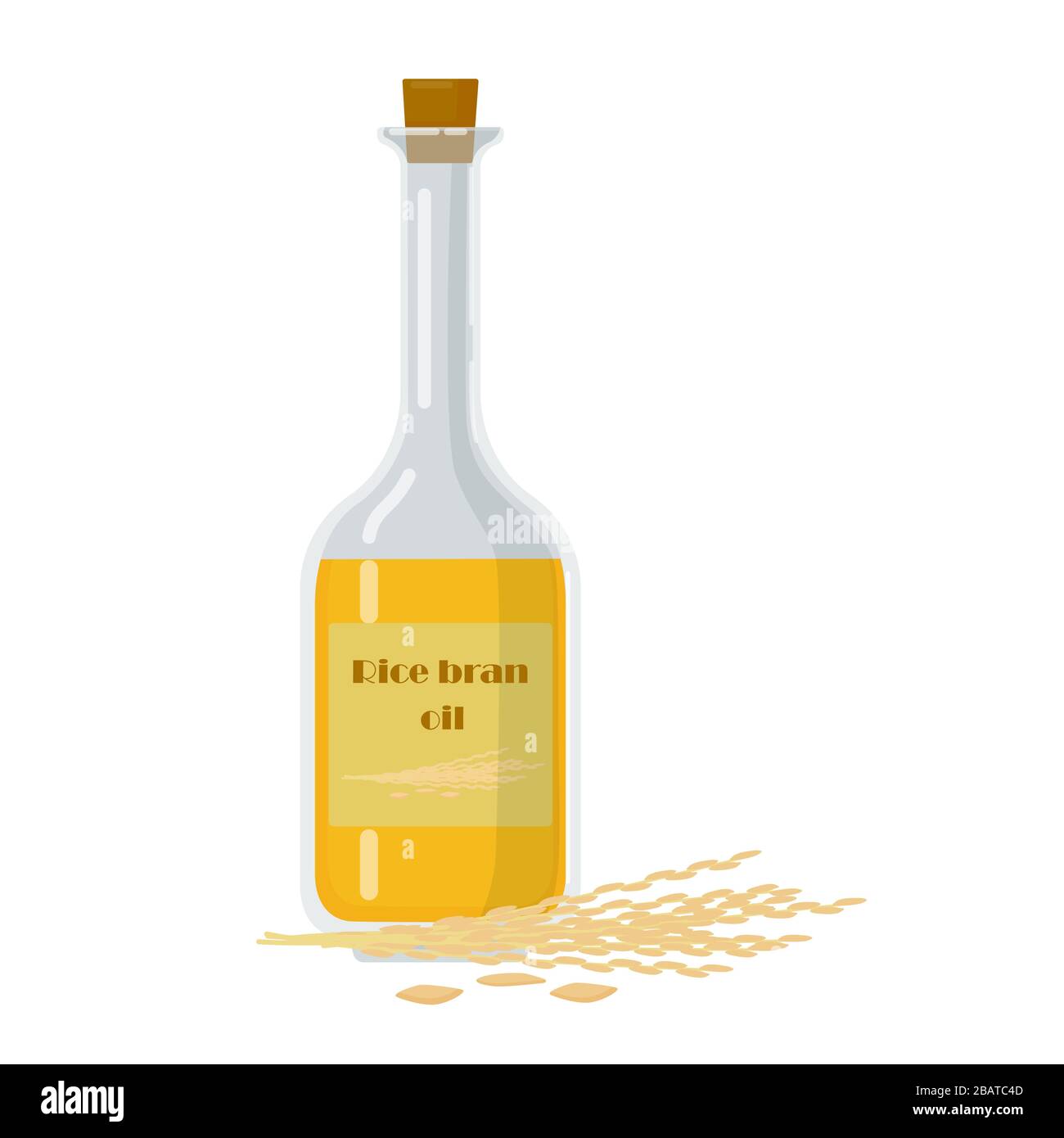 Rice bran oil vector hi-res stock photography and images - Alamy
