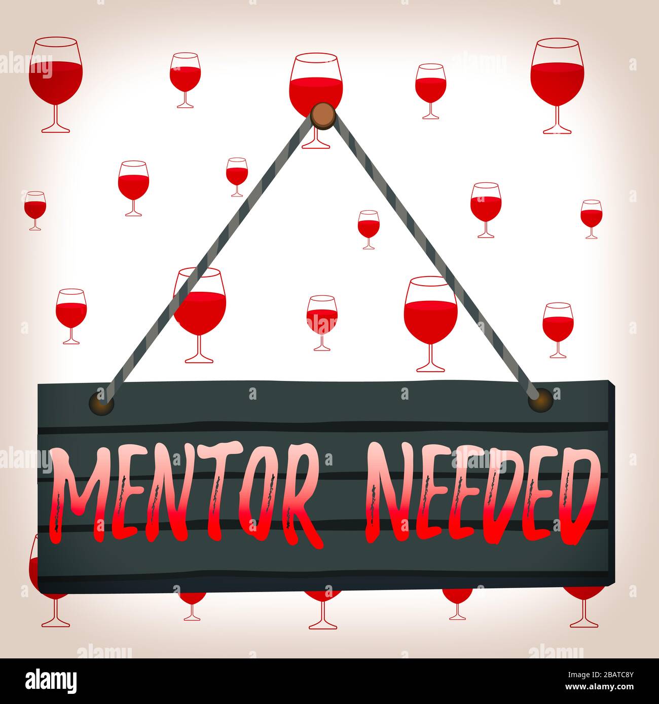 Text sign showing Mentor Needed. Business photo showcasing Employee ...