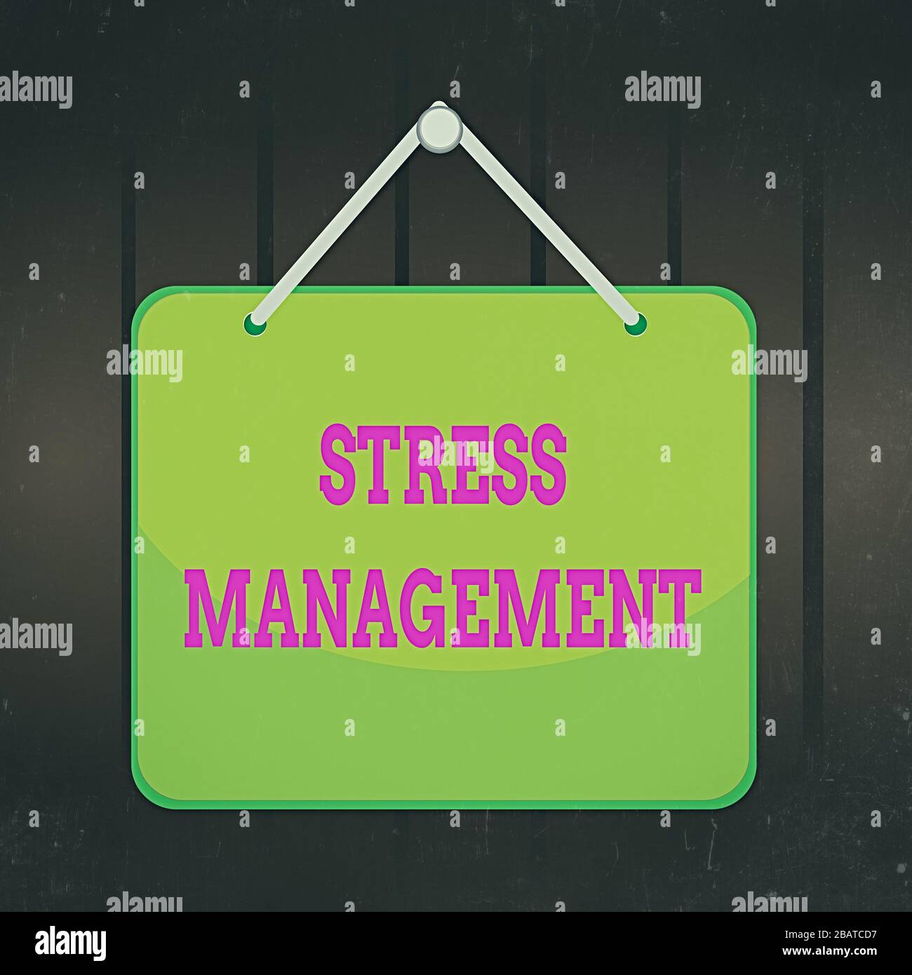Writing note showing Stress Management. Business concept for method of ...