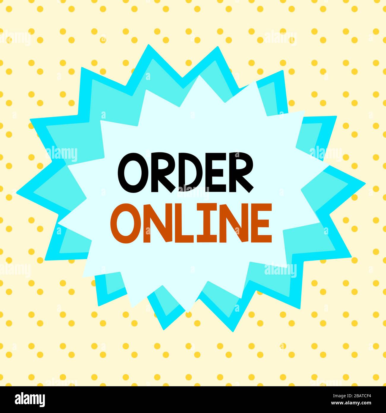 Writing note showing Order Online. Business concept for activity of ...