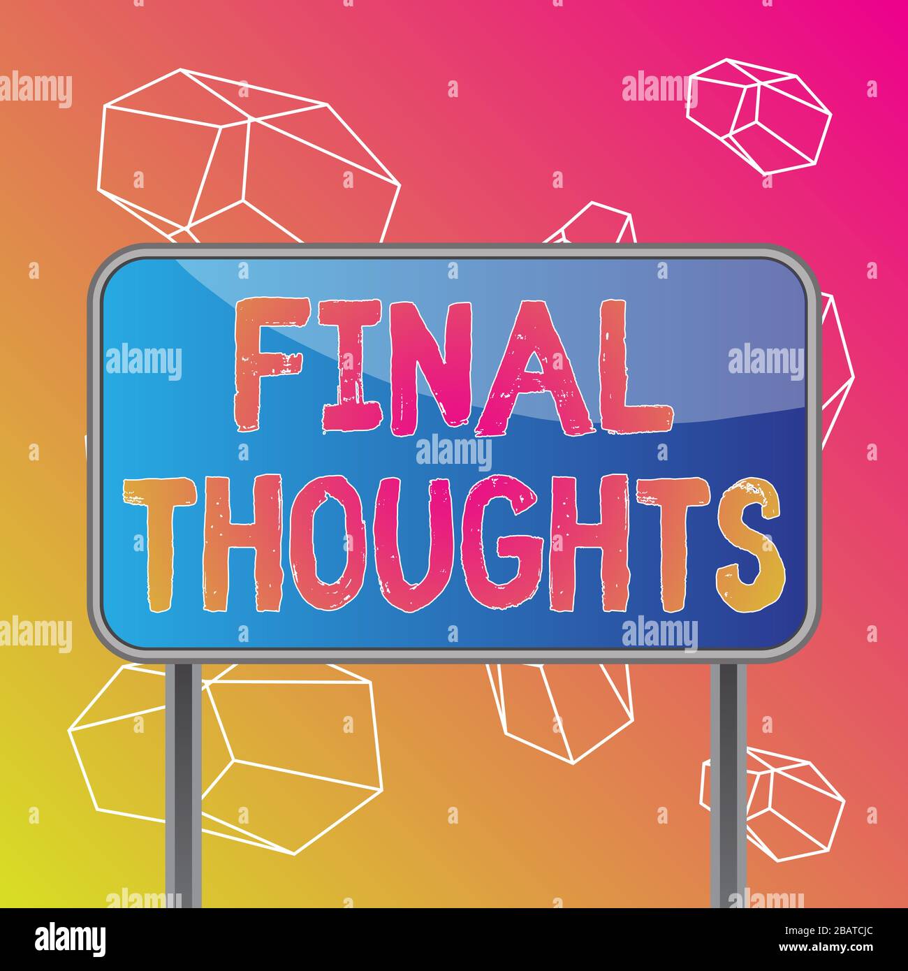 Word writing text Final Thoughts. Business photo showcasing the ...