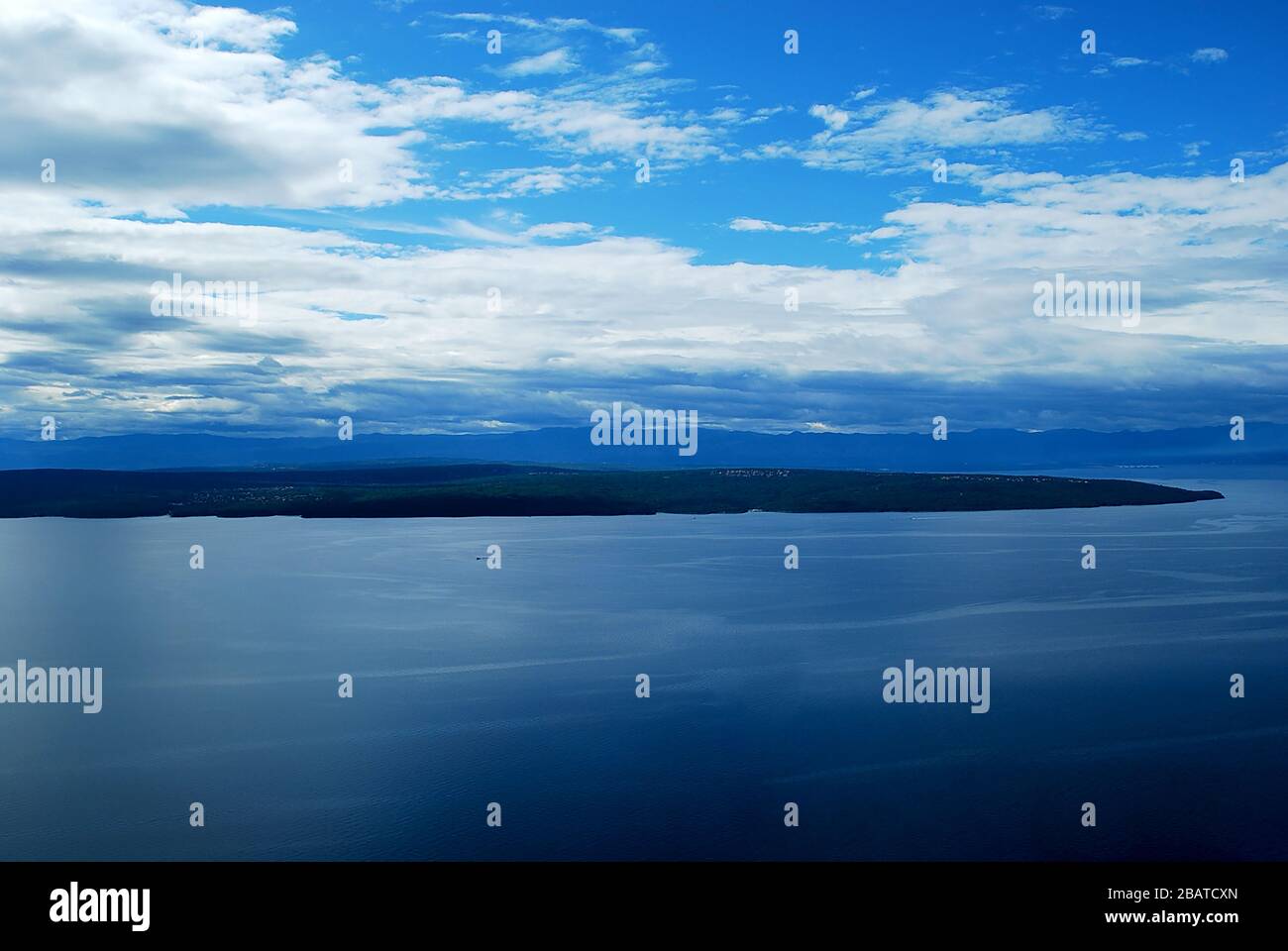 a spectacular view of the islands in the blue sea Stock Photo - Alamy