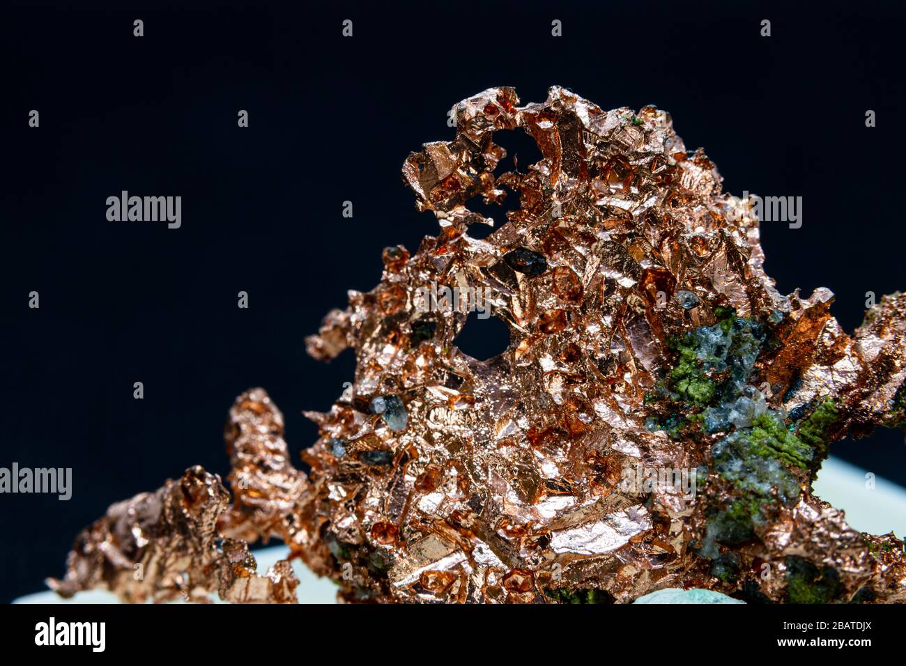 Detail of the native copper Stock Photo - Alamy