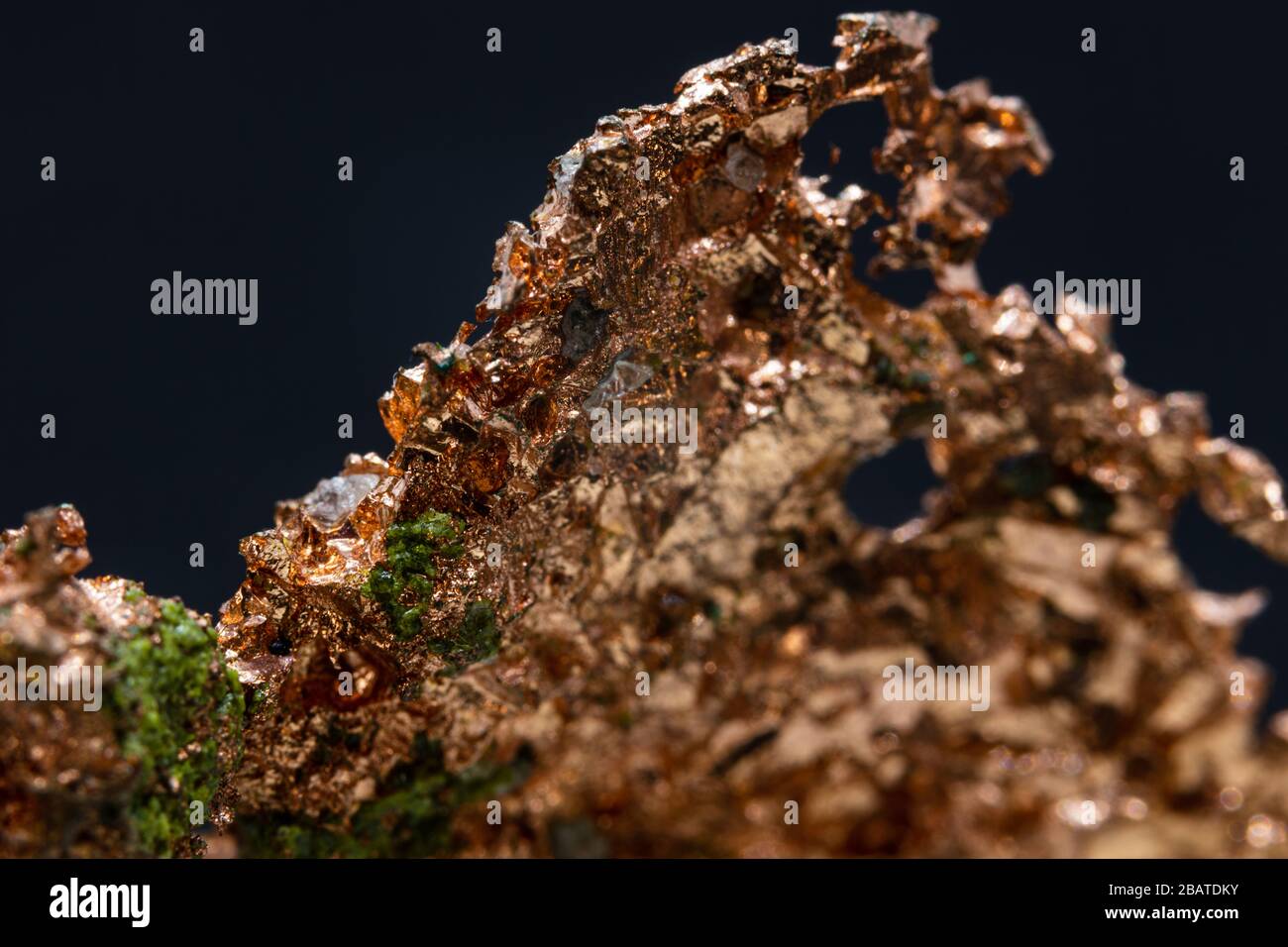 Detail of the native copper Stock Photo - Alamy