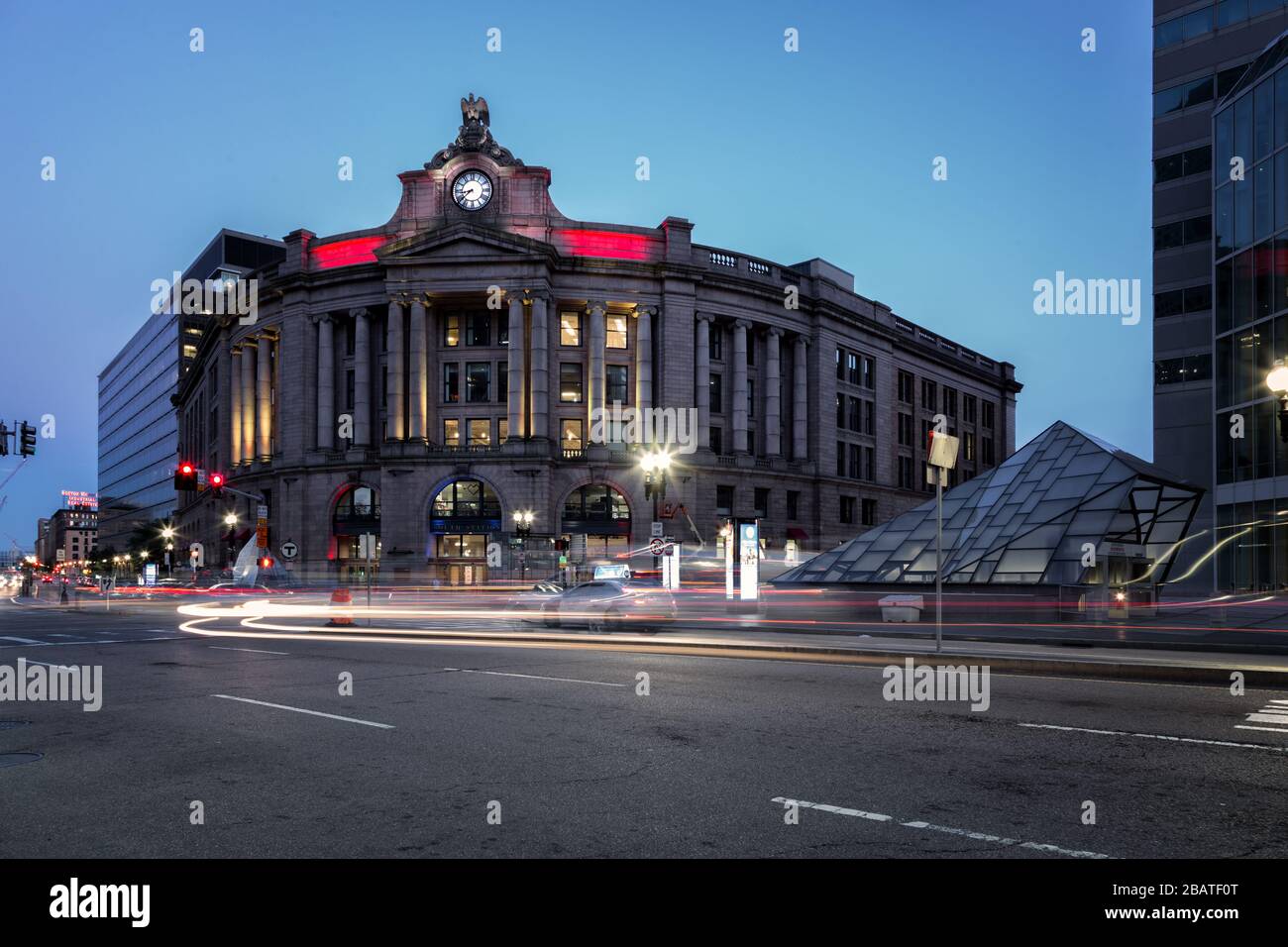 Boston south station night hi-res stock photography and images - Alamy