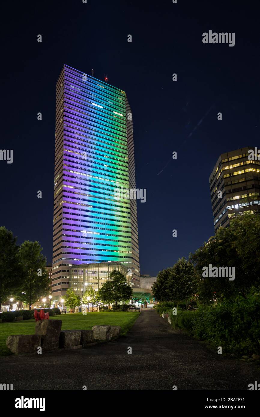One Financial Center Skyscraper in Boston Stock Photo - Alamy