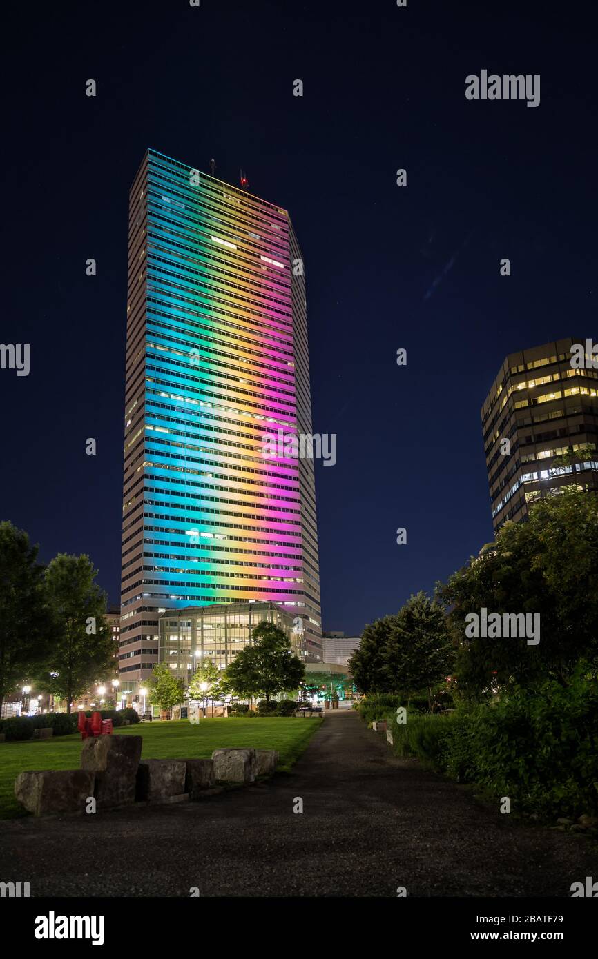 One Financial Center Skyscraper in Boston Stock Photo - Alamy