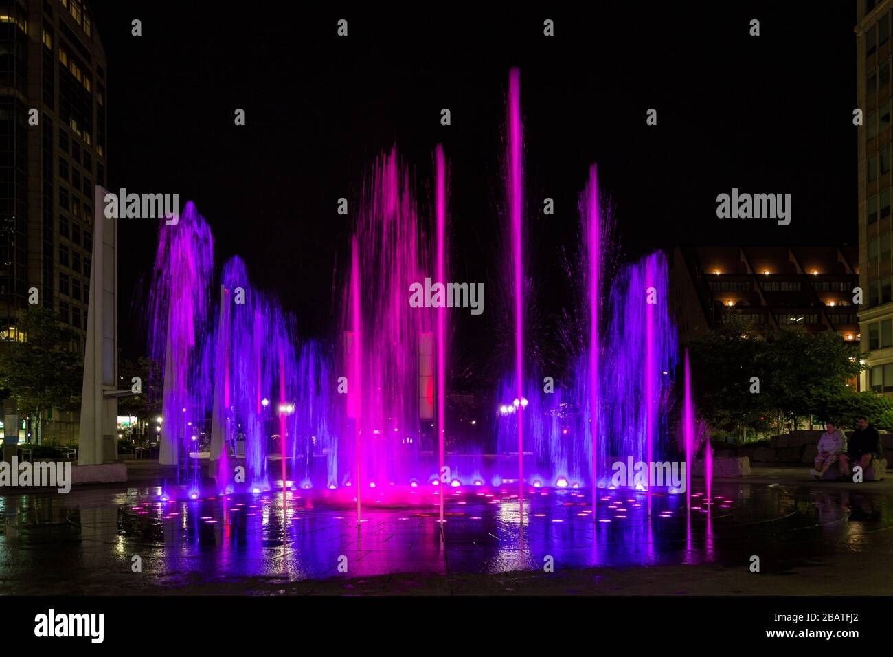 Colorful fountain in boston hi-res stock photography and images - Alamy
