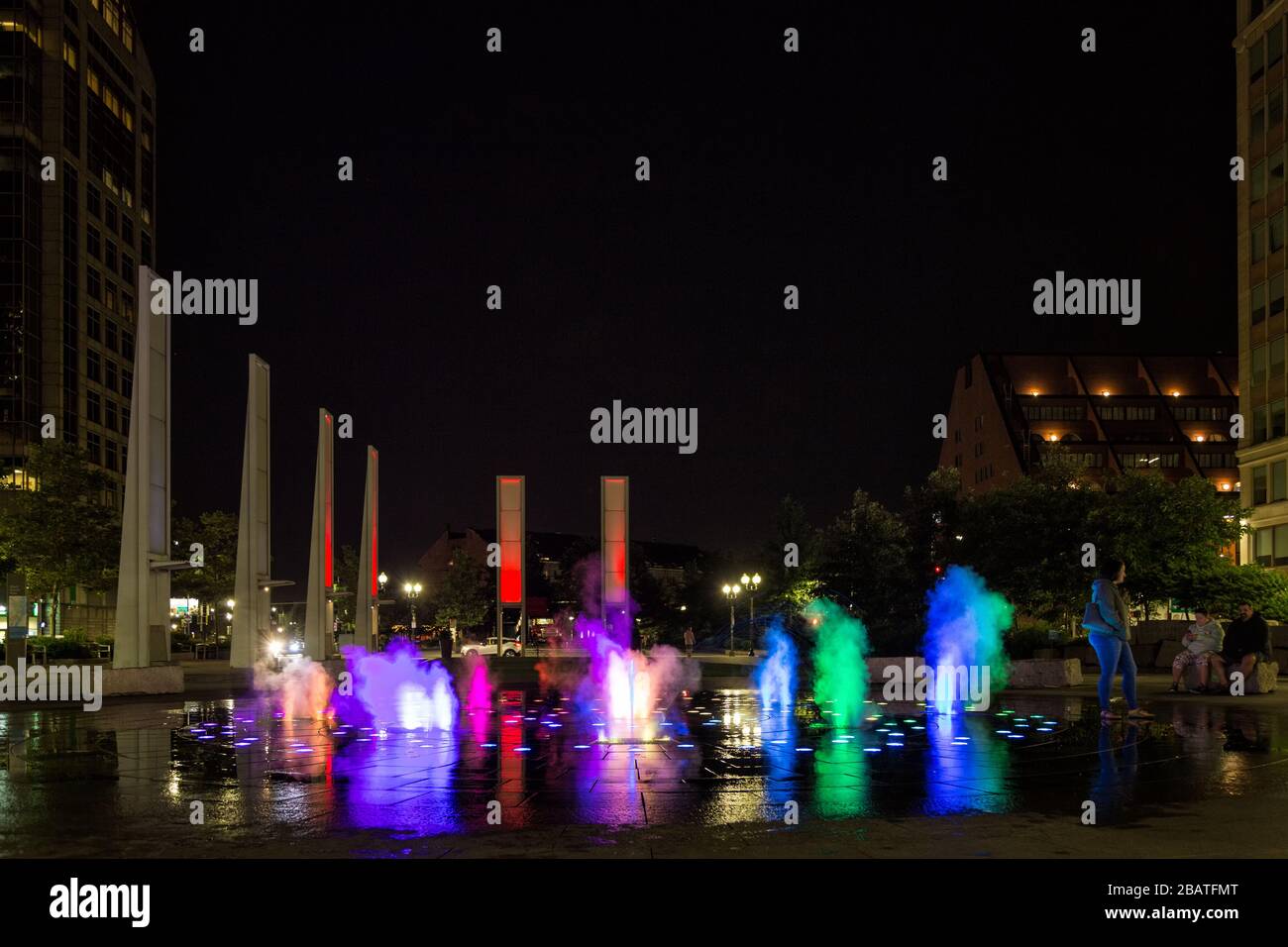Magic fountain city hi-res stock photography and images - Alamy