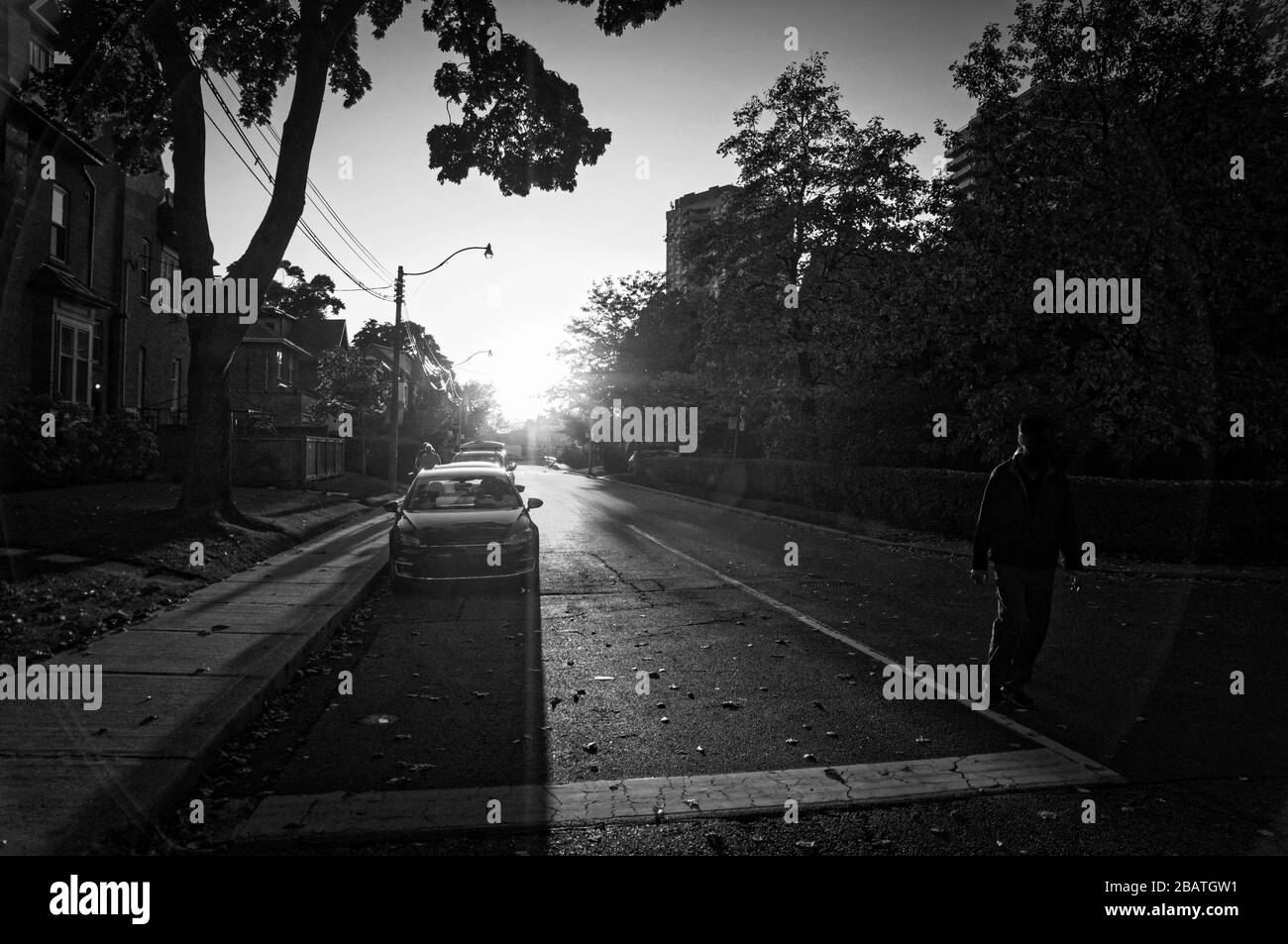 Sidewalk sun backlight hi-res stock photography and images - Alamy