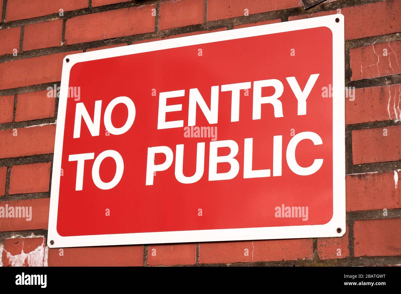 Public entry prohibited hi-res stock photography and images - Alamy