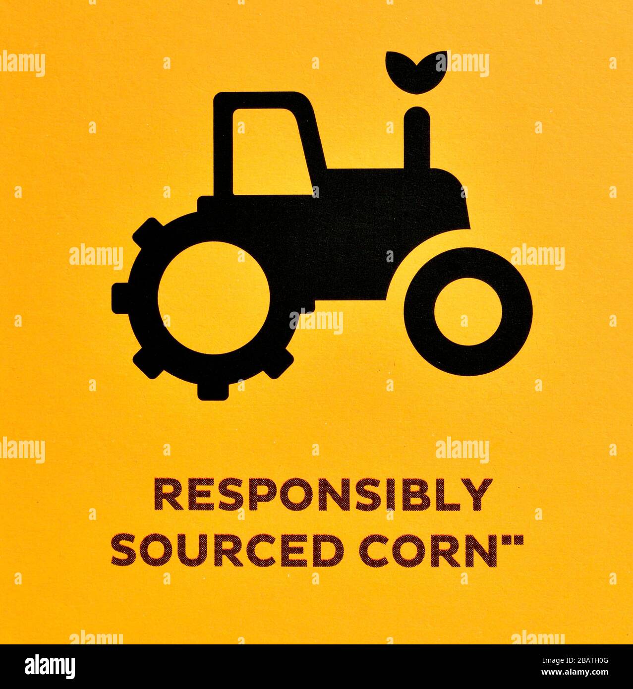 Responsibly sourced corn logo hi-res stock photography and images - Alamy