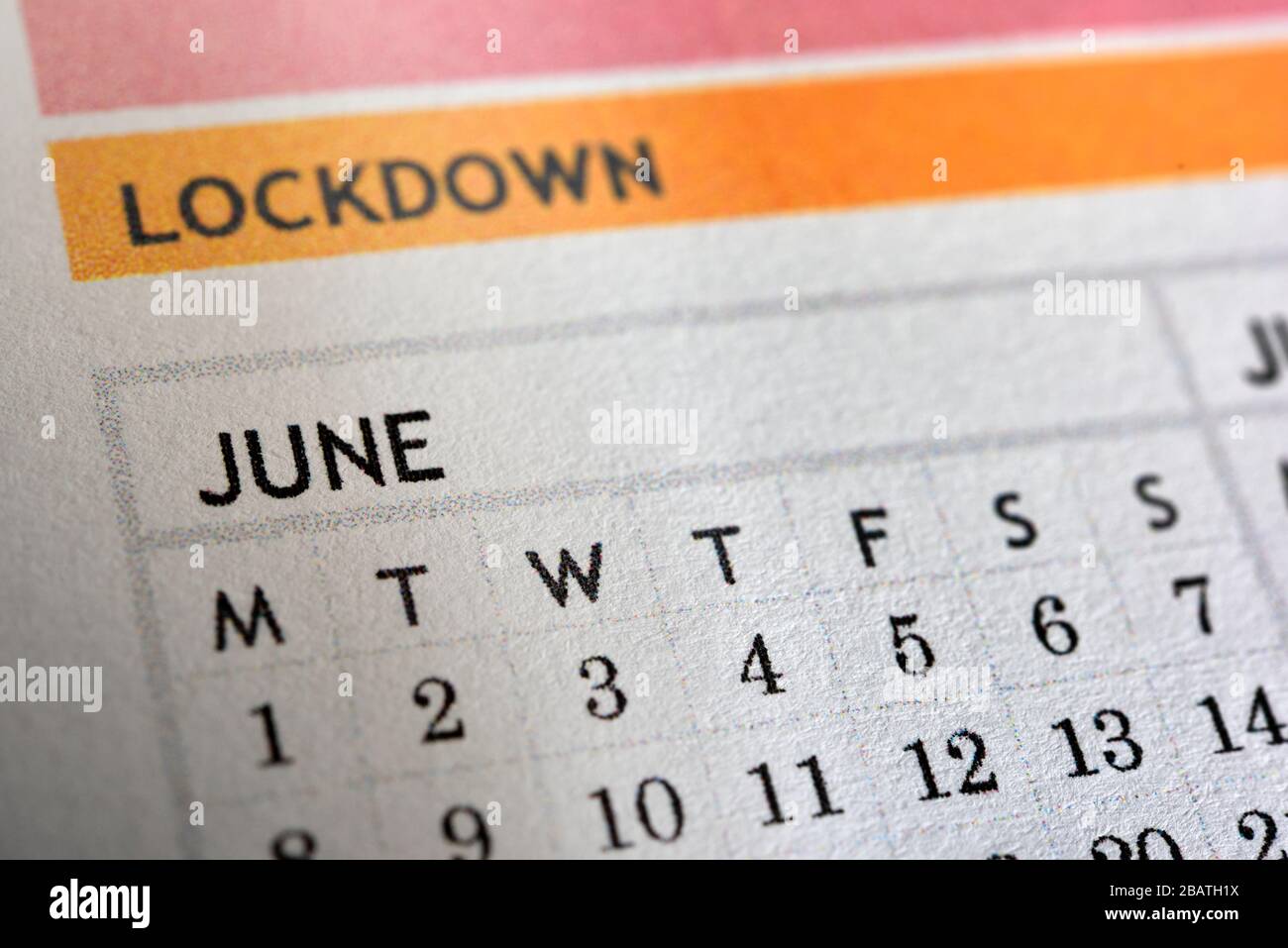19 june calendar hi-res stock photography and images - Alamy