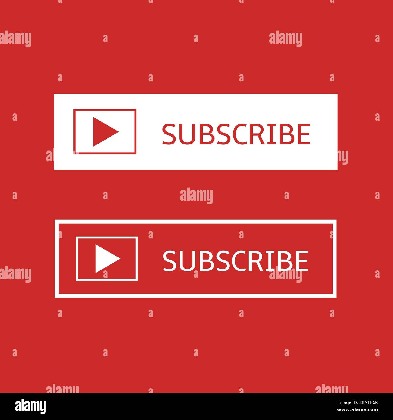 Subscribe banner templates Stock Vector Image & Art - Alamy