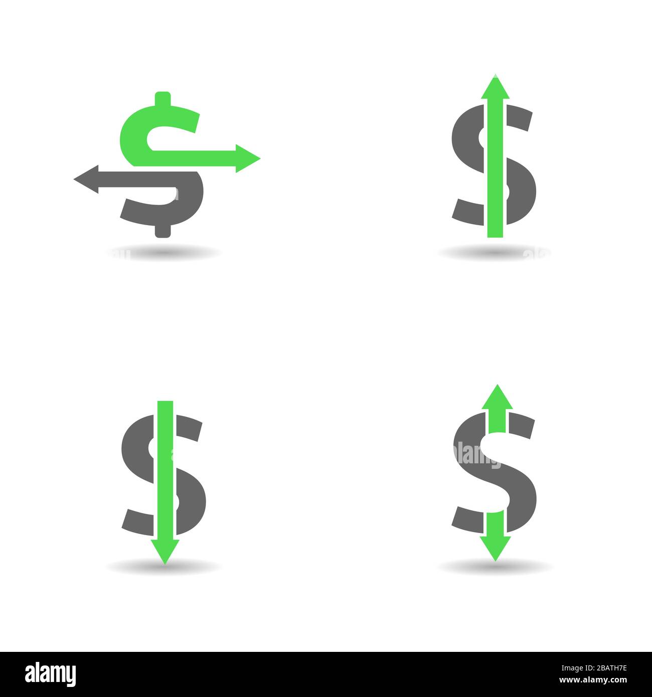 Dollar sign set Stock Vector Image & Art - Alamy