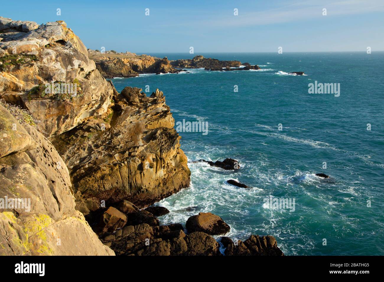 Salt Point coastline near South Gerstle Point, Salt Point State Park ...