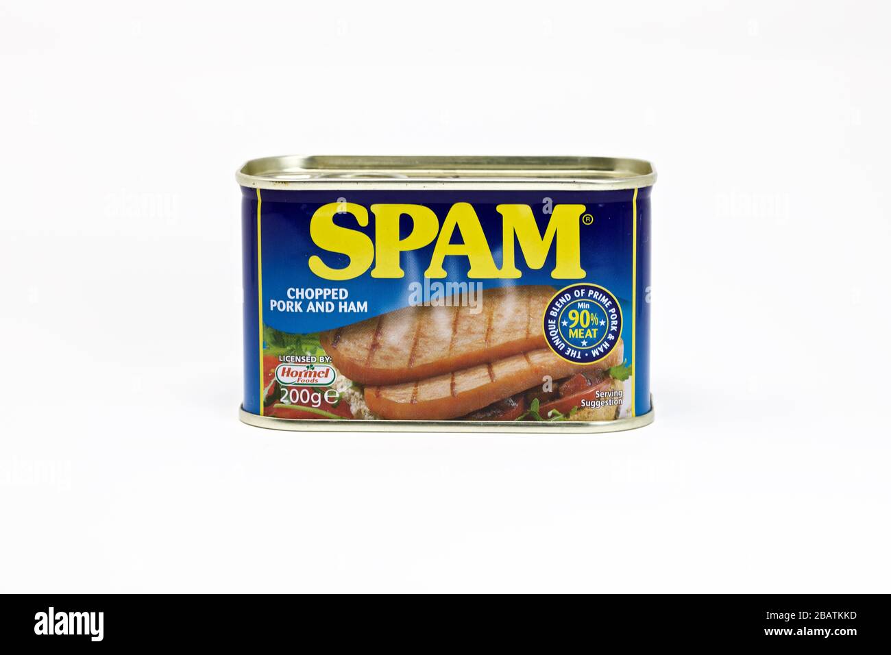Spam Chopped Pork & Ham Stock Photo - Alamy