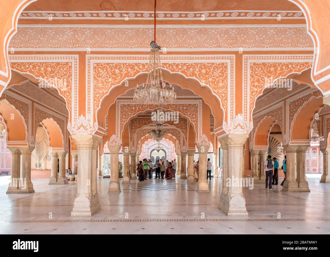 Jaipur city palace interior hi-res stock photography and images - Alamy
