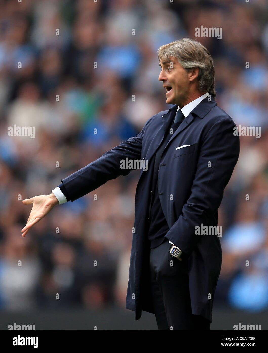 Roberto Mancini, Manchester City manager Stock Photo - Alamy