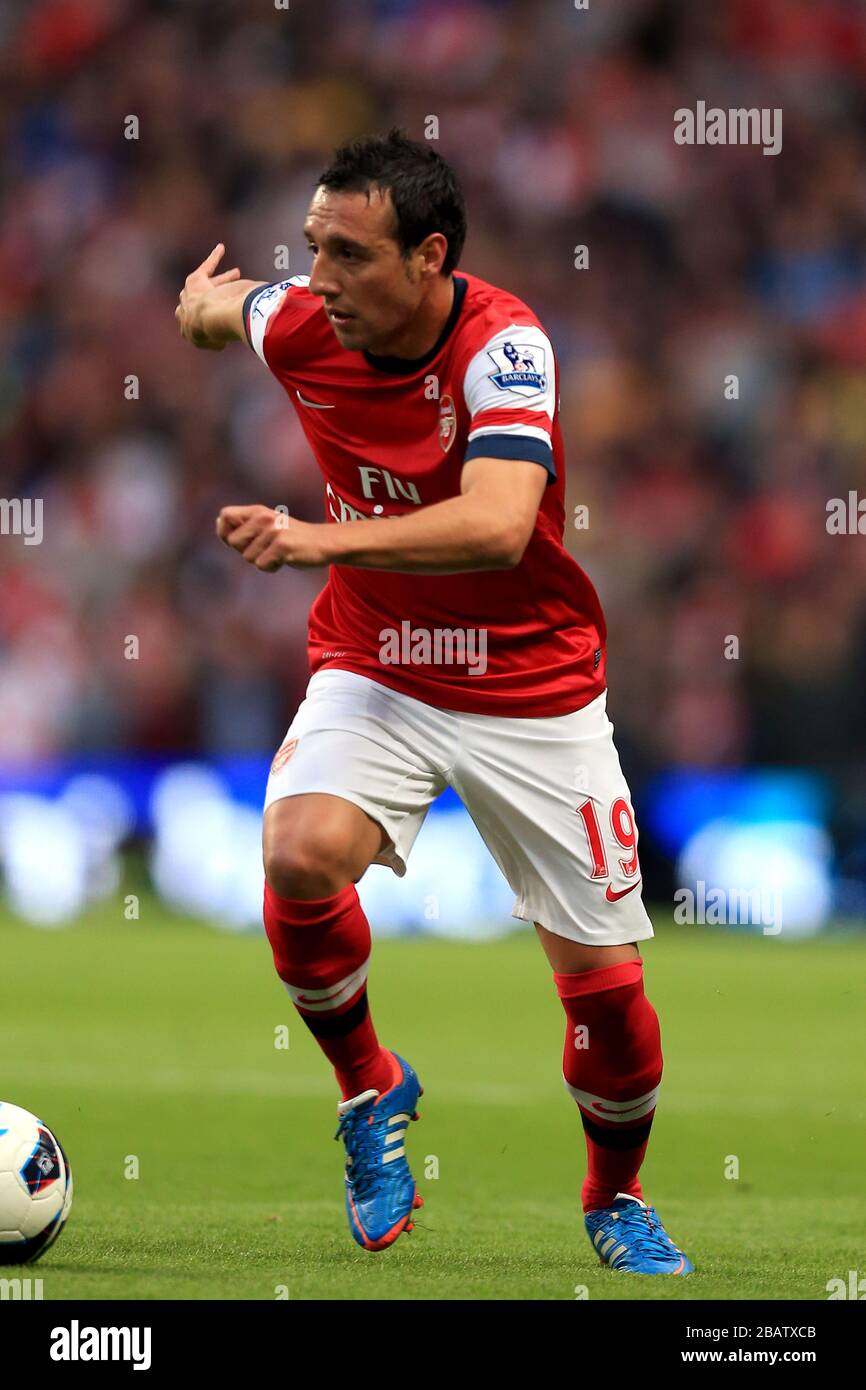 Santi Cazorla, Arsenal Stock Photo - Alamy