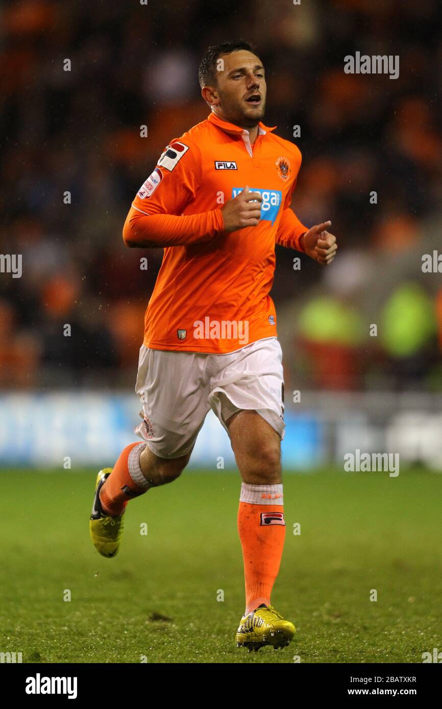 Neal Eardley, Blackpool Stock Photo - Alamy