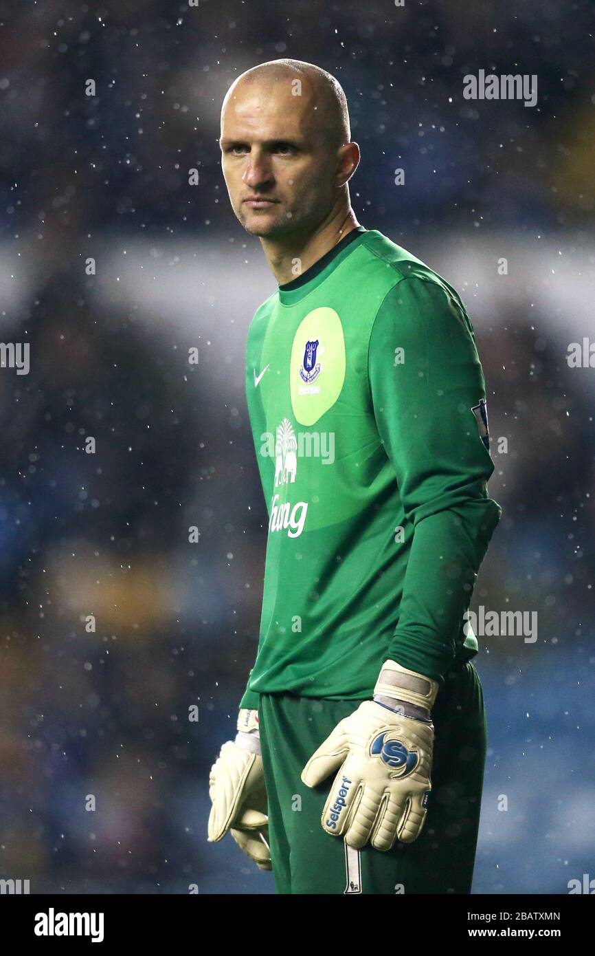 Everton goalkeeper Jan Mucha Stock Photo - Alamy