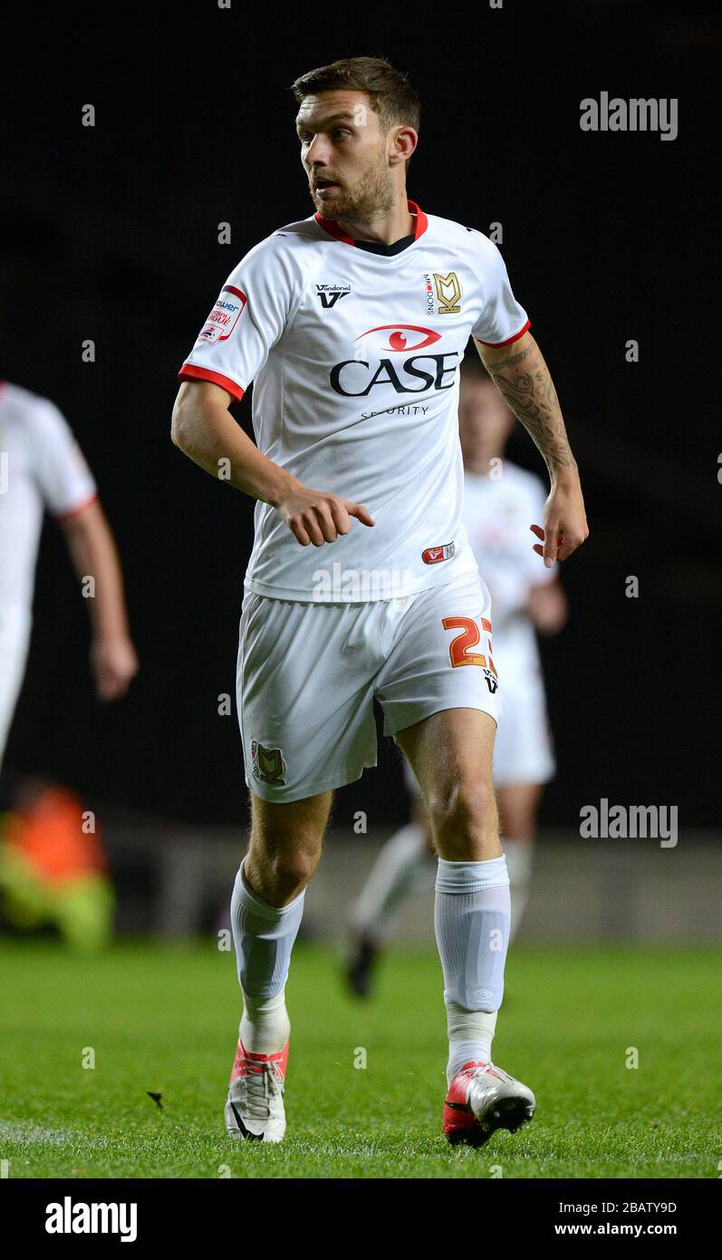 James O'Shea, Milton Keynes Dons Stock Photo - Alamy