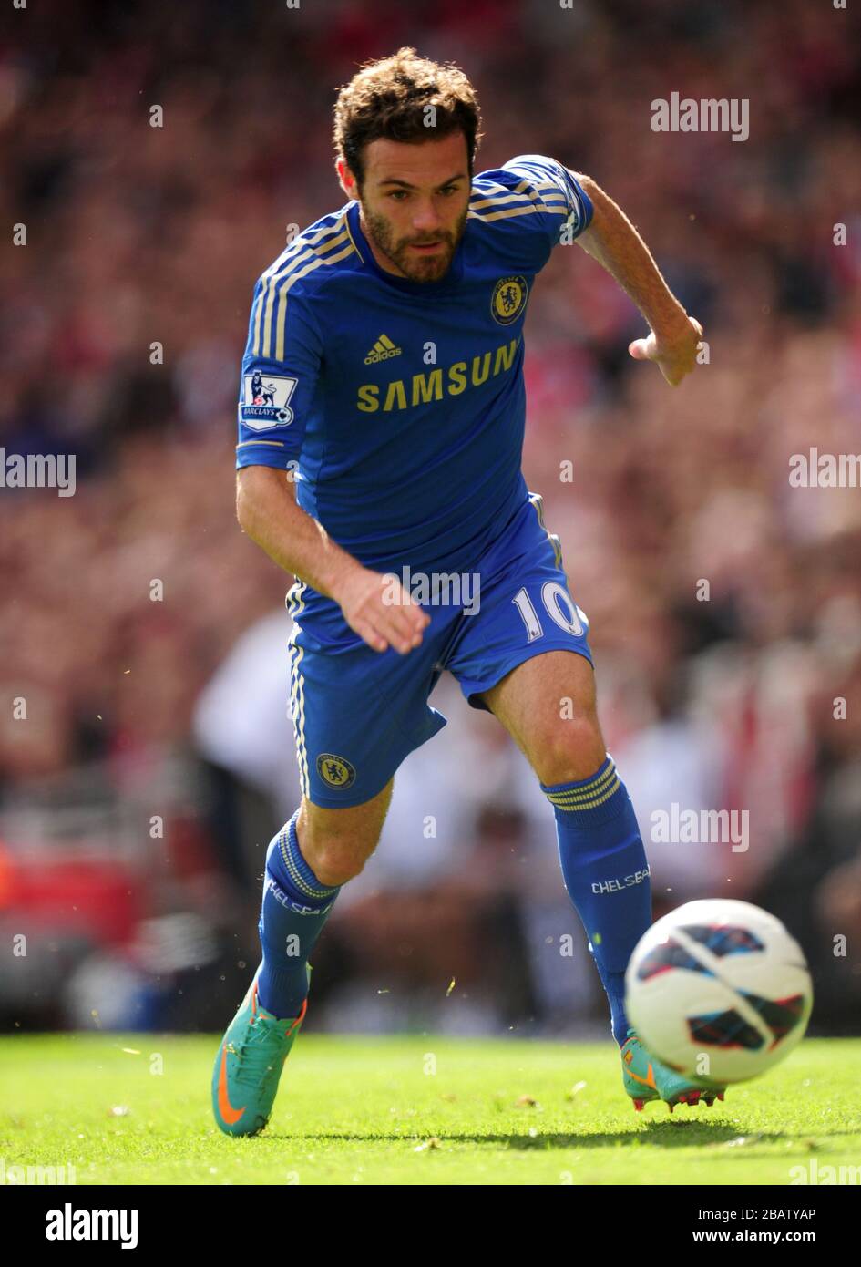 Chelsea's Juan Mata Stock Photo - Alamy