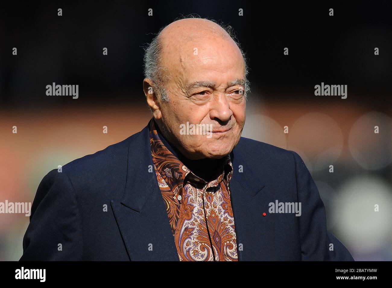 Mohamed Al Fayed, Fulham chairman Stock Photo - Alamy