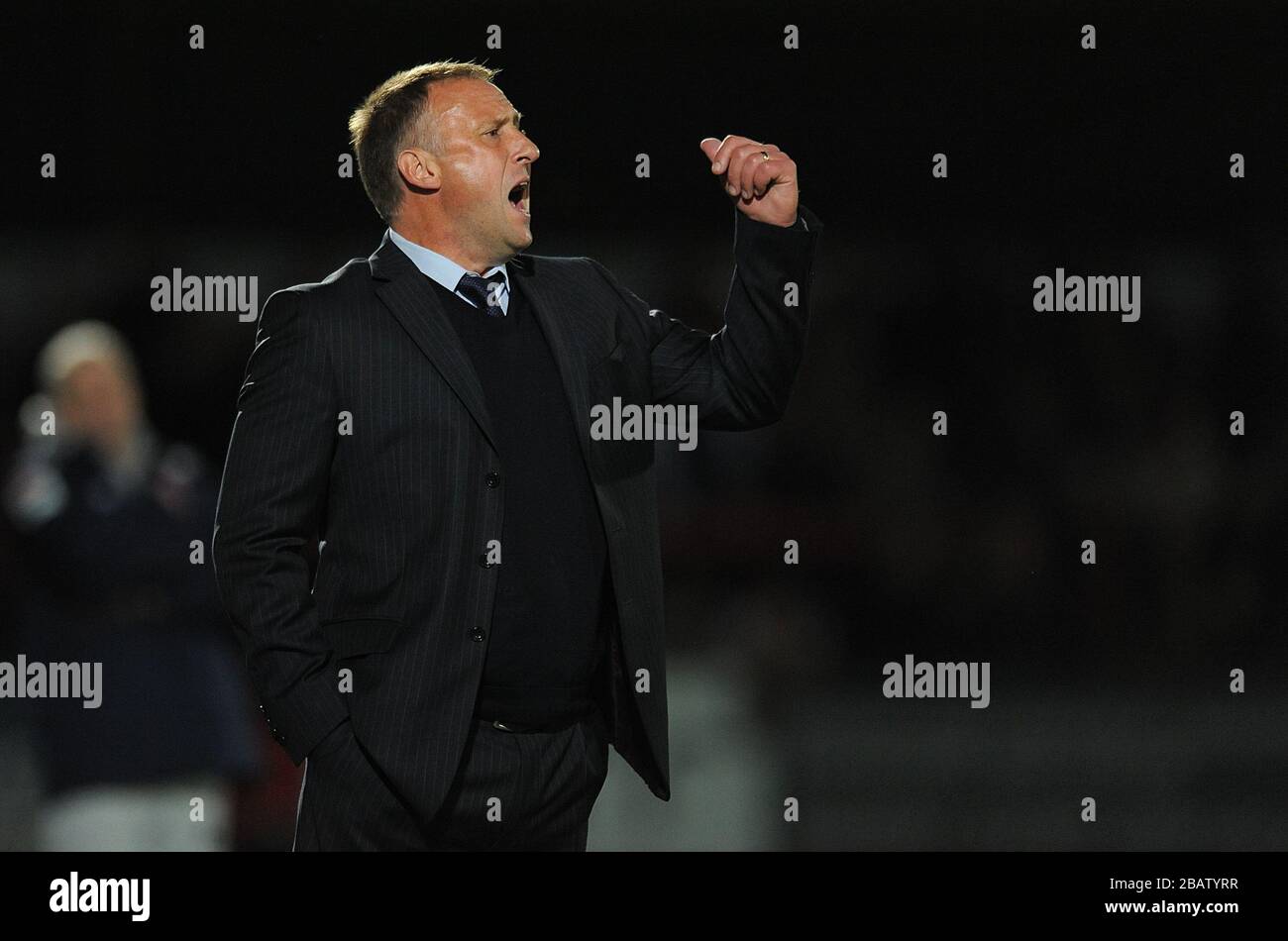 Mark Yates, Cheltenham Town manager Stock Photo - Alamy