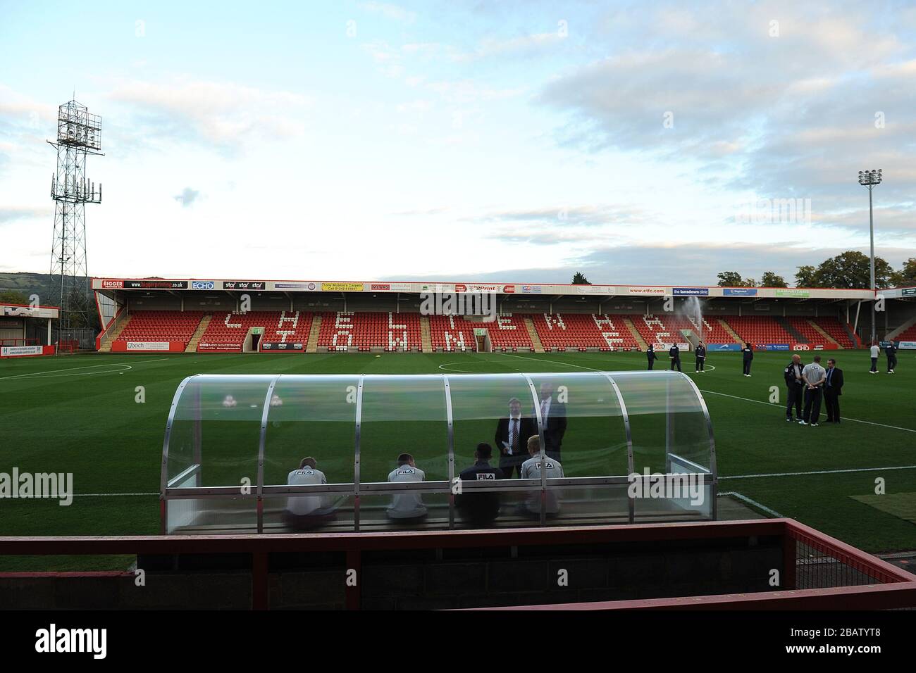 Cheltenham town stadium general view hi-res stock photography and ...