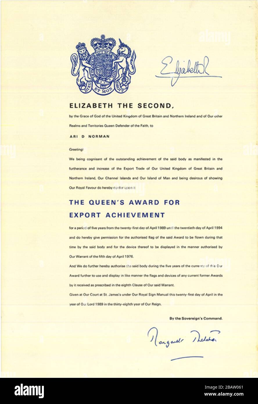 Queens Award High Resolution Stock Photography and Images - Alamy