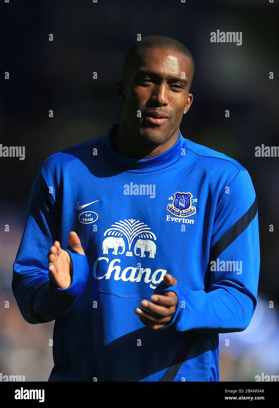 Sylvain Distin, Everton Stock Photo - Alamy