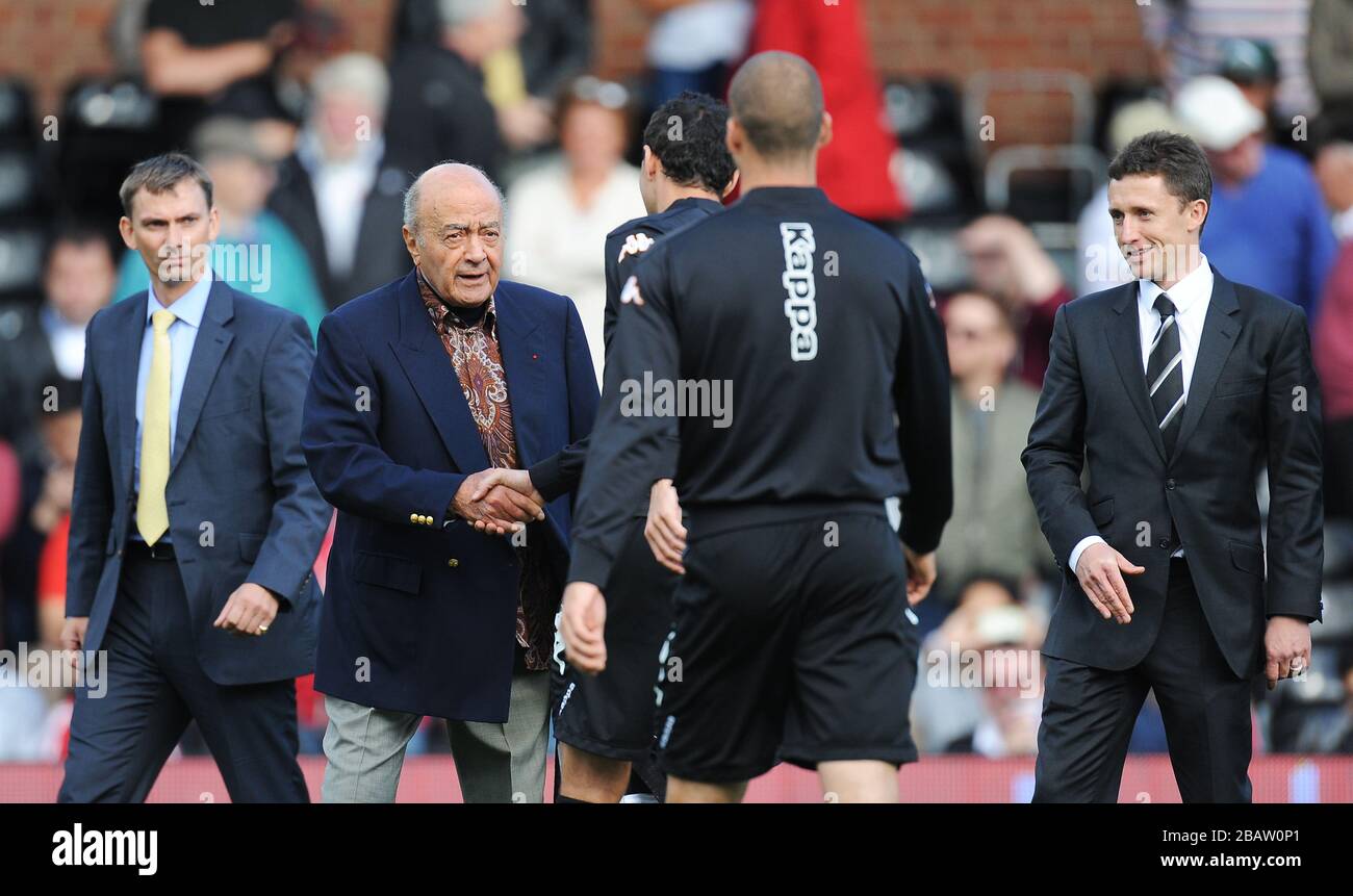 Mohamed al fayed fulham hi-res stock photography and images - Alamy
