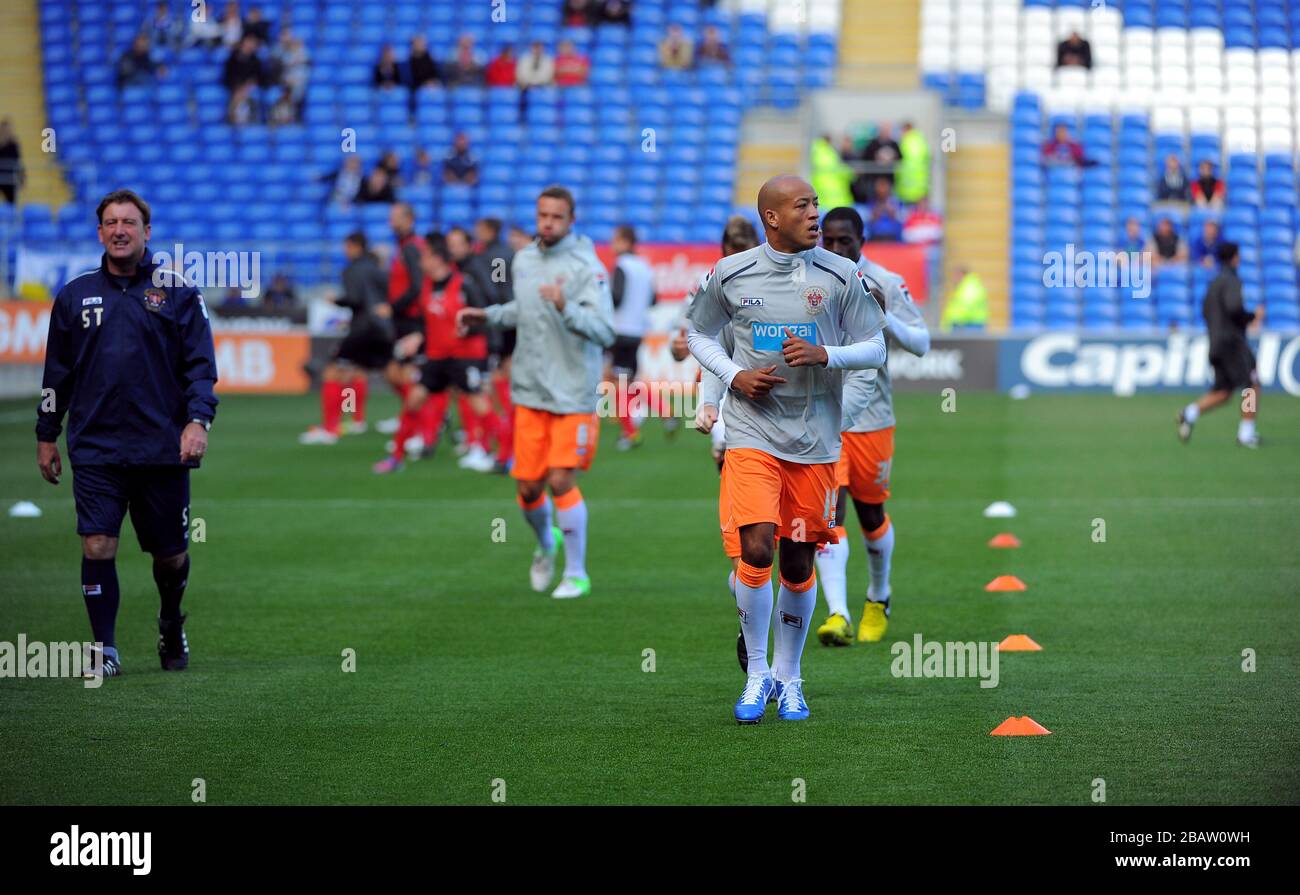 Blackpool's Alex Baptiste Stock Photo - Alamy