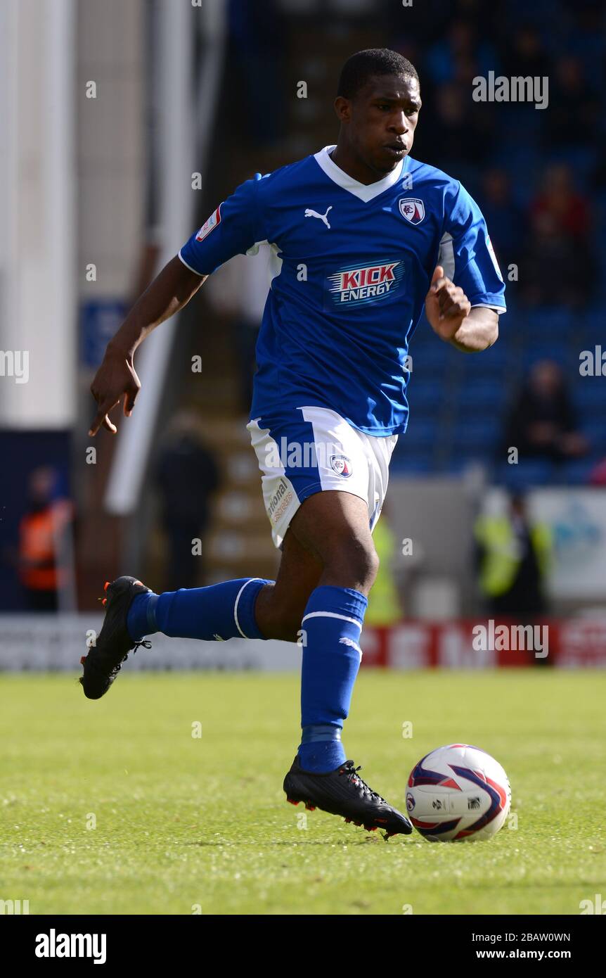 Chesterfield's Tendayi Darikwa Stock Photo - Alamy