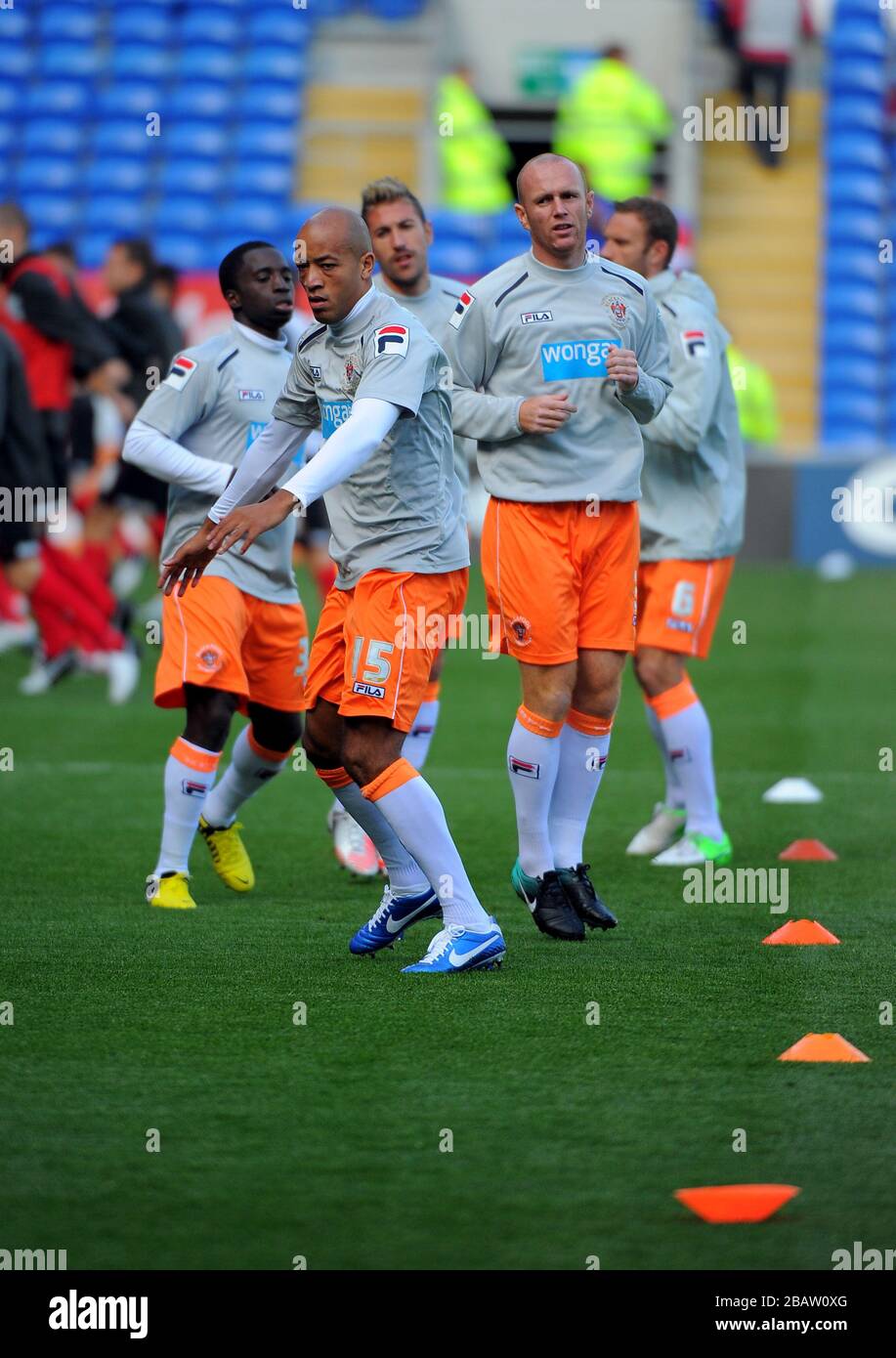 Blackpool's Alex Baptiste Stock Photo - Alamy