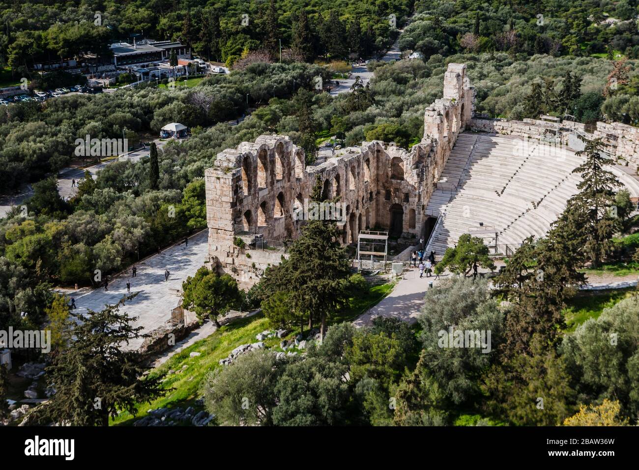 Athens - view on Acropolis Stock Photo - Alamy