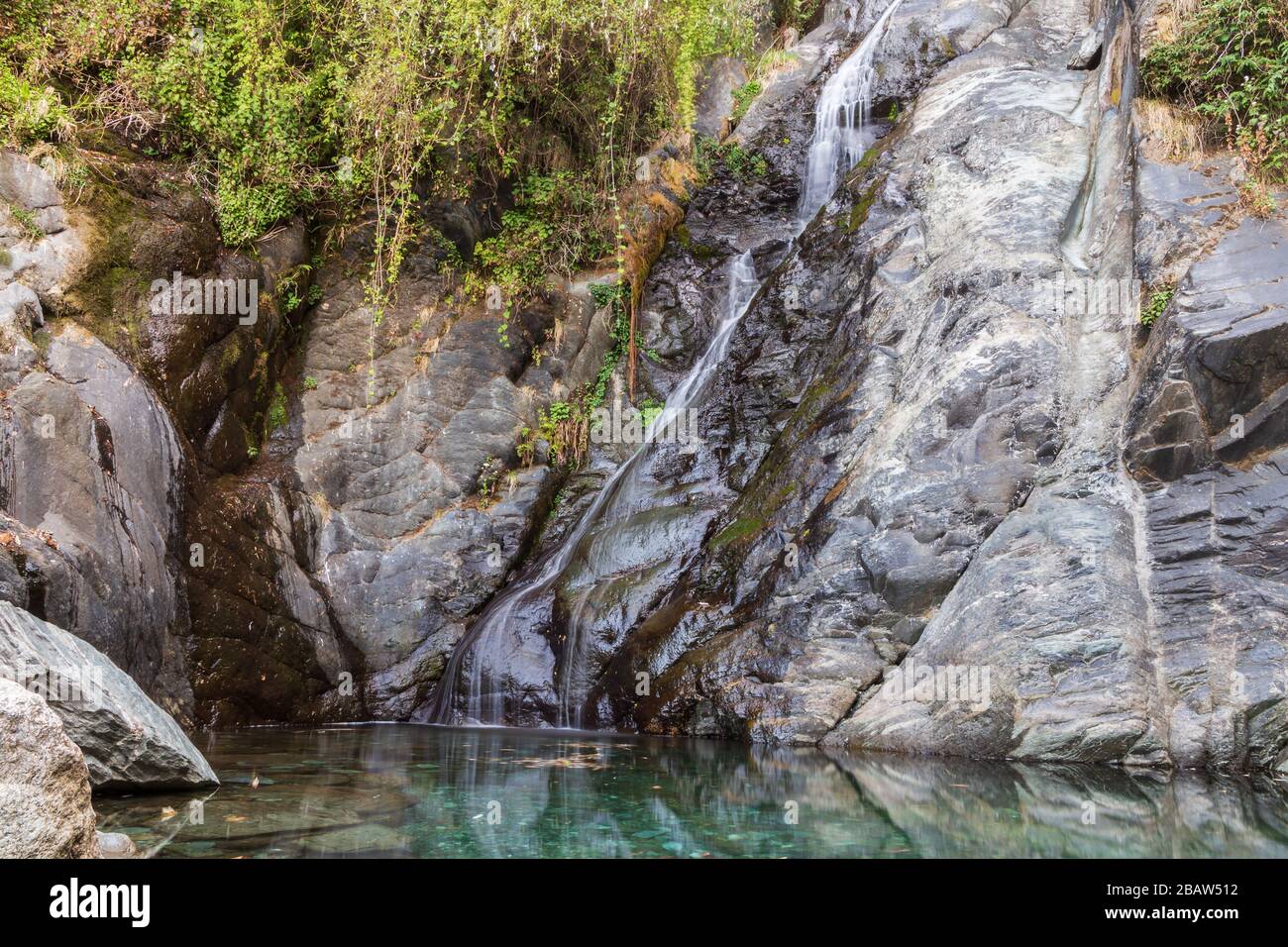 Bhagsunag waterfall dharamshala hi-res stock photography and images - Alamy