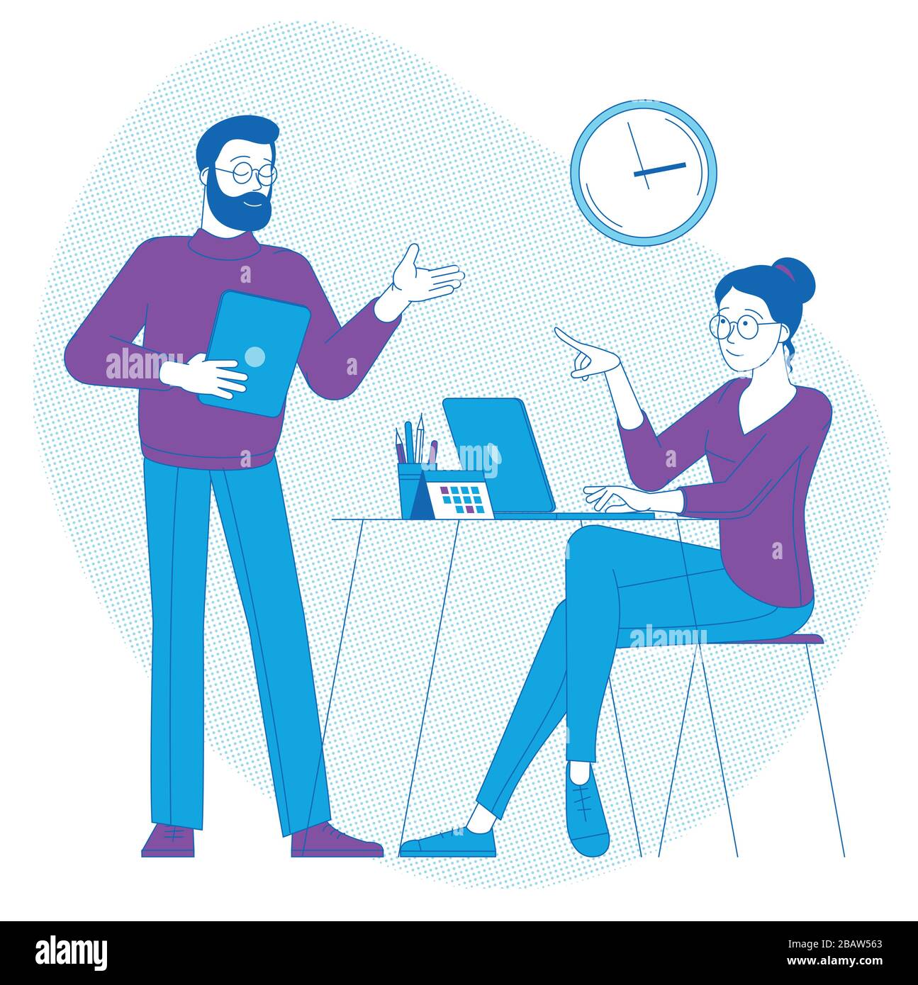 Community project group young Cut Out Stock Images & Pictures - Alamy