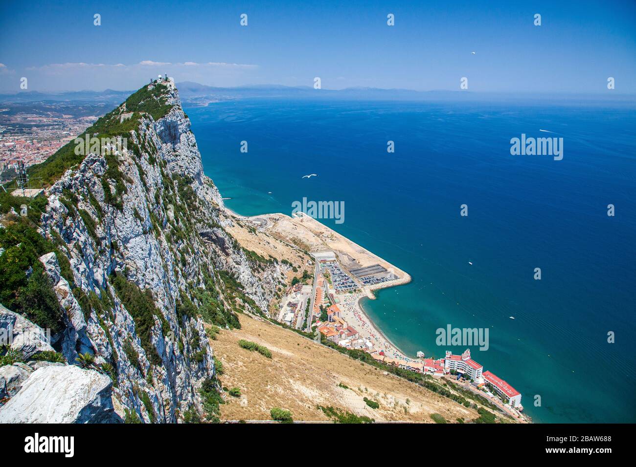 The Rock of Gibraltar Stock Photo - Alamy
