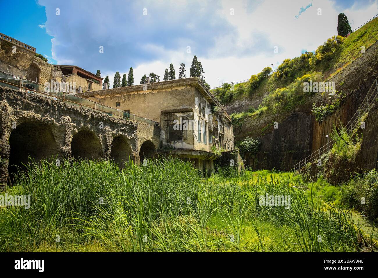 Ercolano view hi-res stock photography and images - Alamy