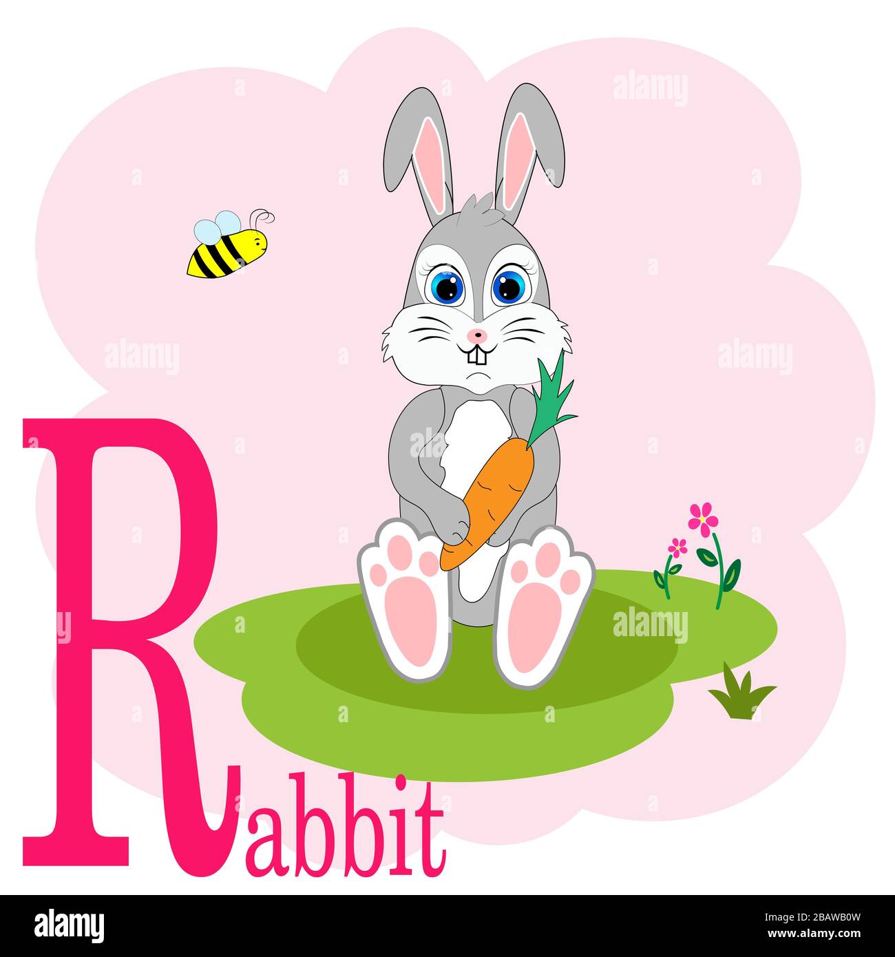 Cartoon Letter R Stock Vector Images - Alamy