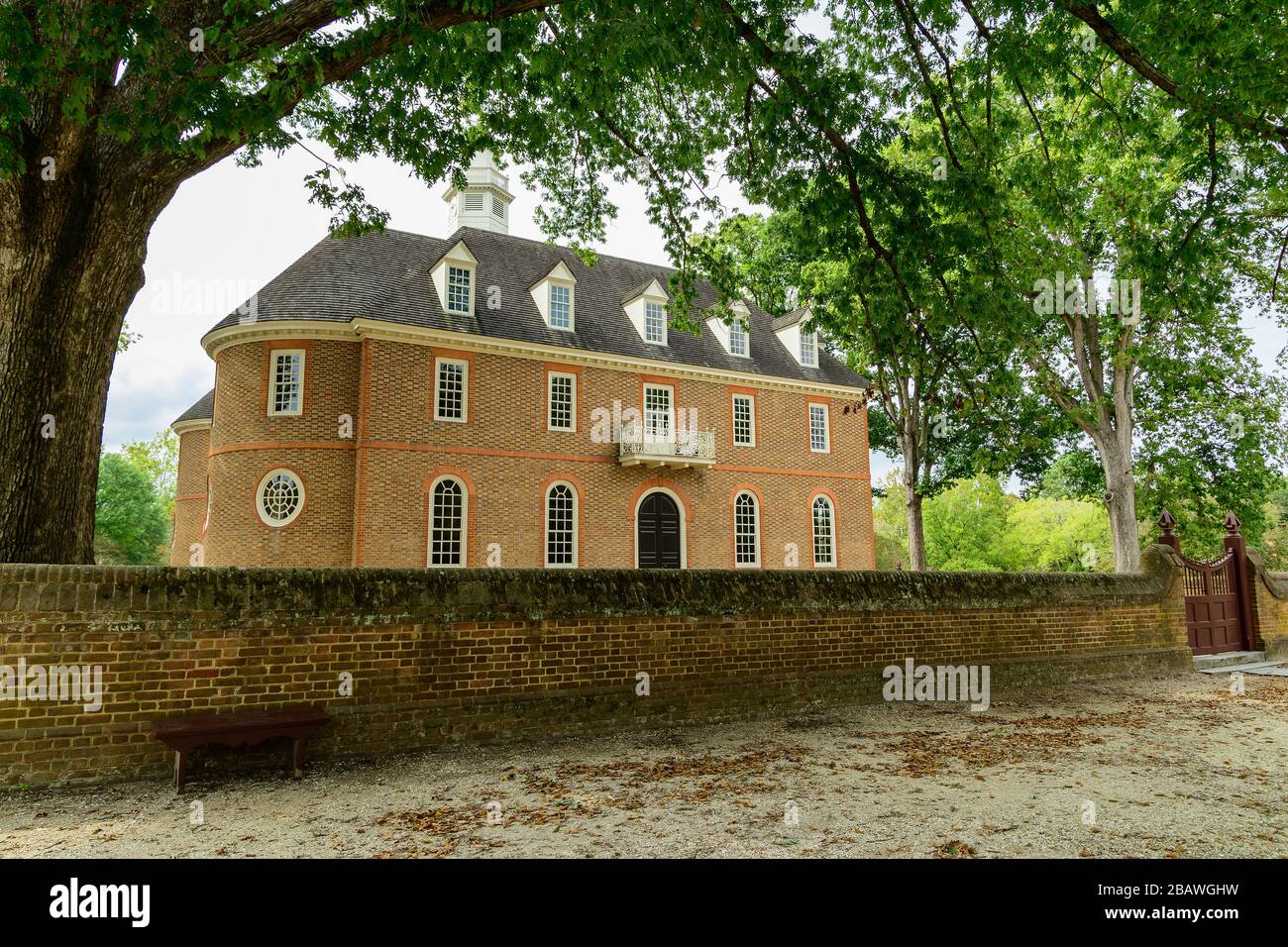 Capitol building in Colonial Williamsburg Stock Photo - Alamy