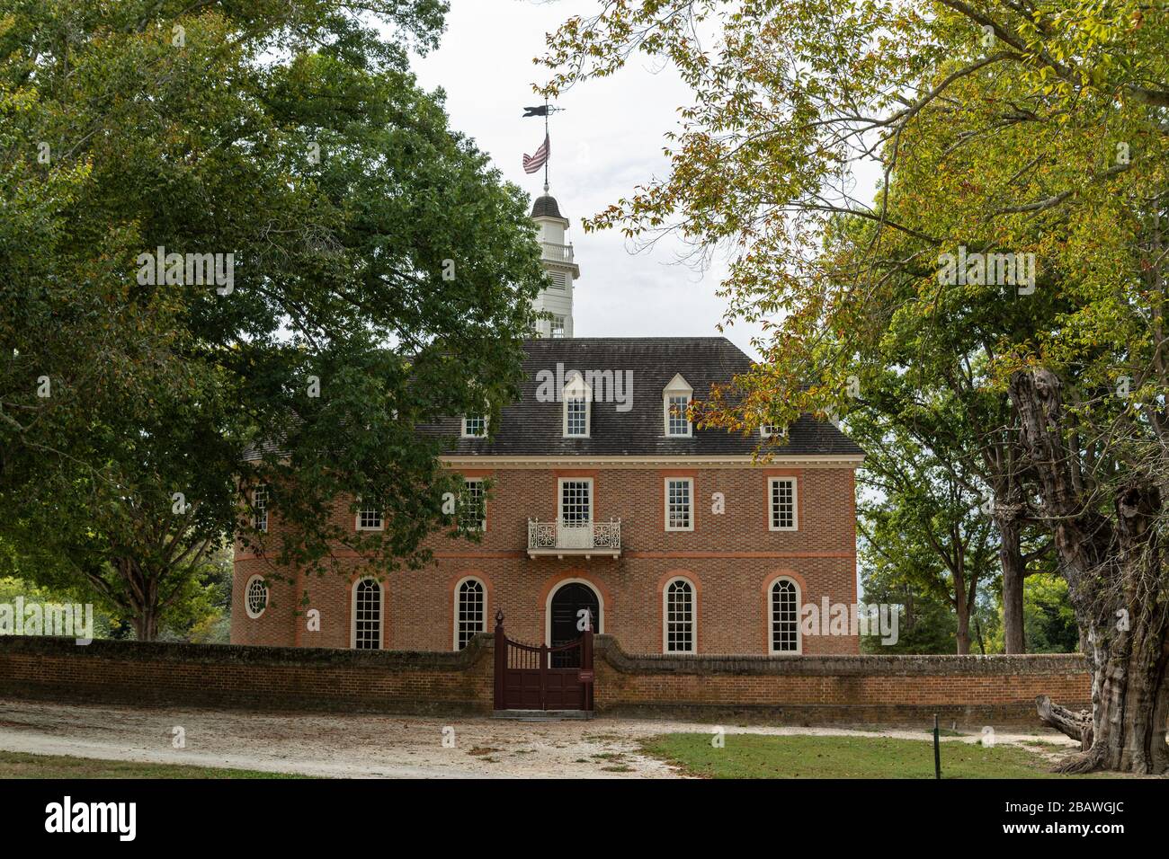 Capitol building in Colonial Williamsburg Stock Photo - Alamy
