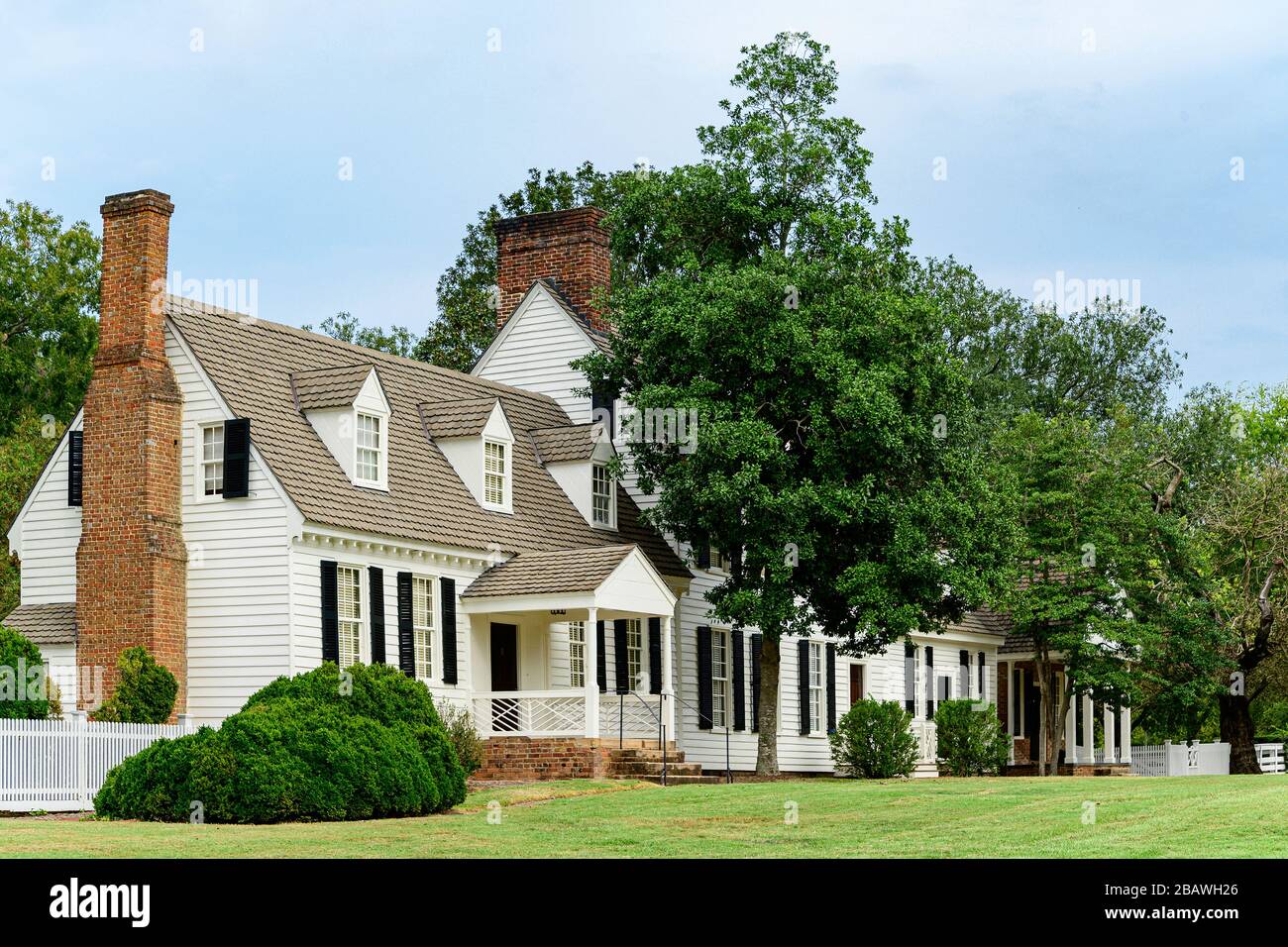 Colonial Williamsburg Coke-Garrett House Stock Photo - Alamy