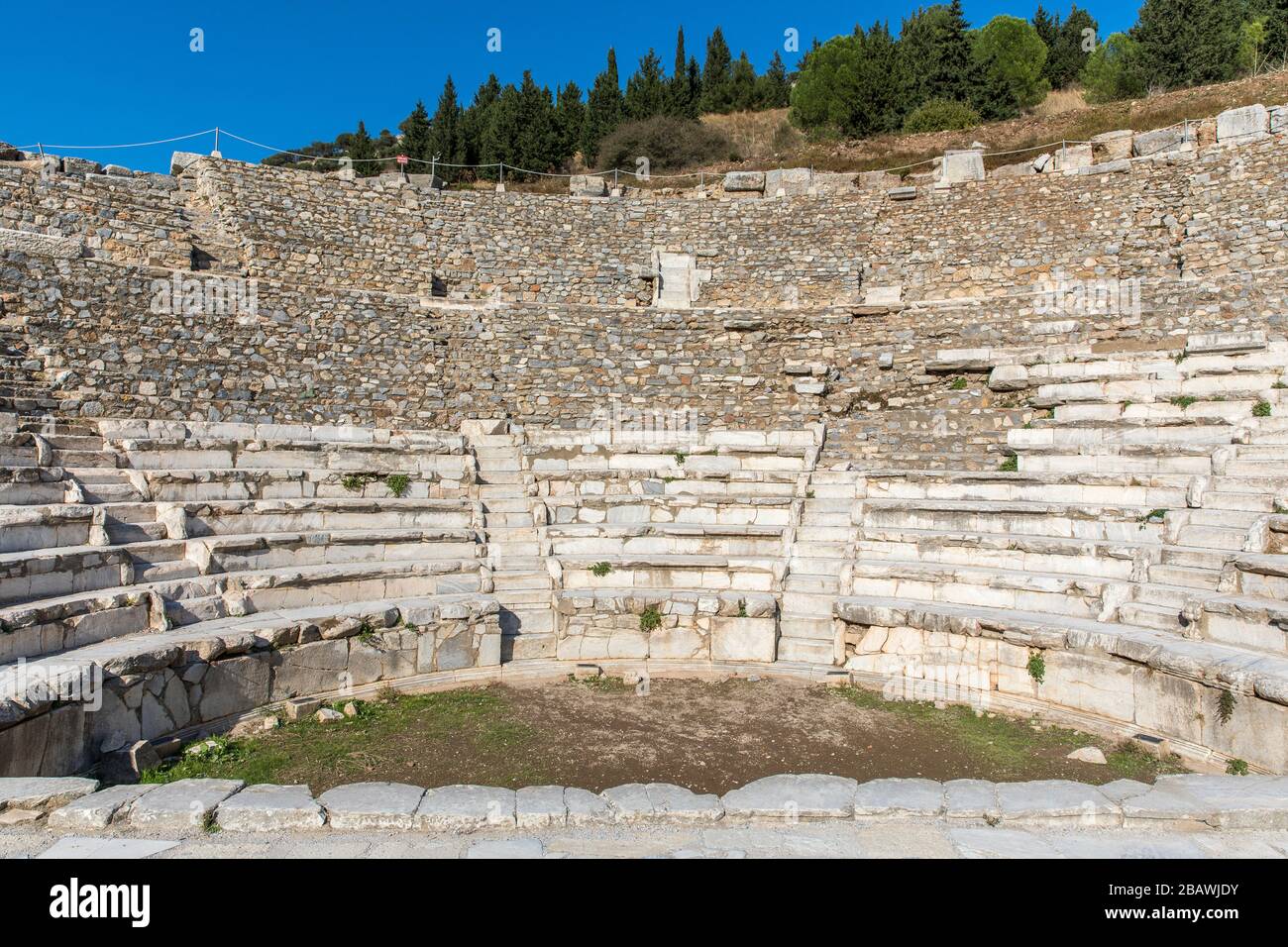 Turkey Odeon ruins in the ancient city of Ephesus Stock Photo - Alamy